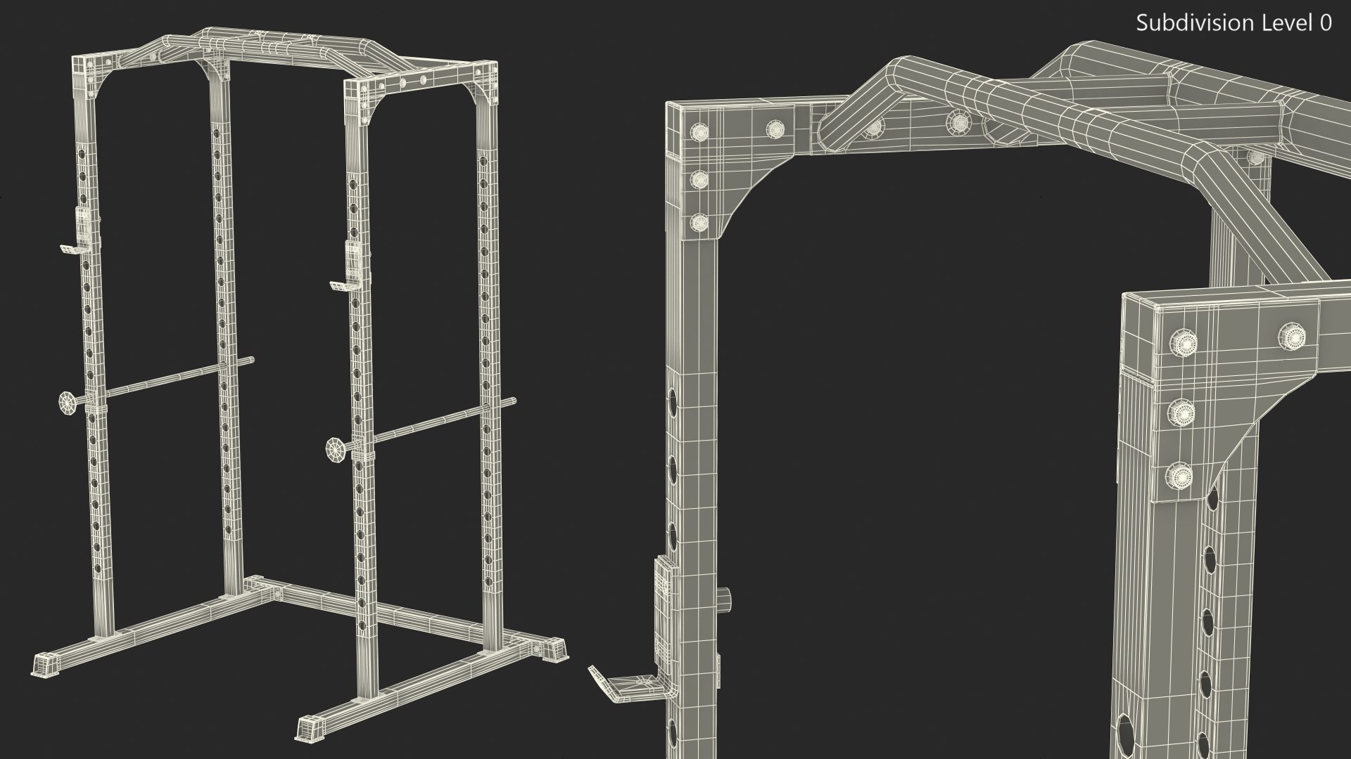 3D Bodycraft Power Rack Yellow - TurboSquid 1830805