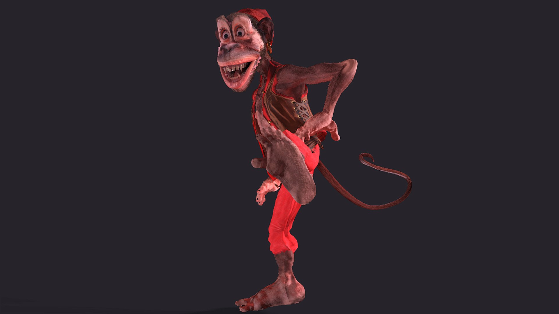 3D Monkey2 - TurboSquid 1852001