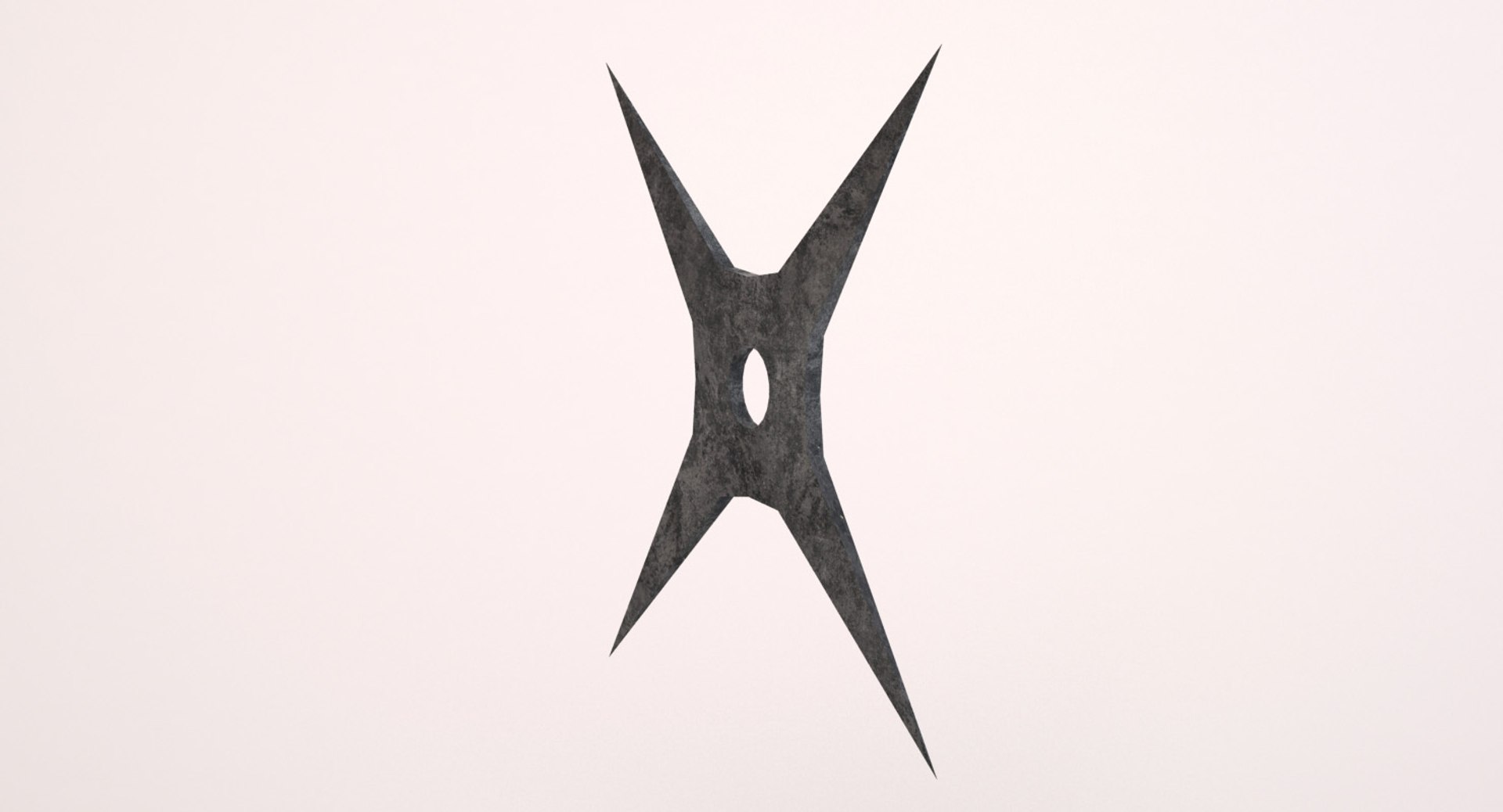 Point Throwing Star 3D - TurboSquid 1428373