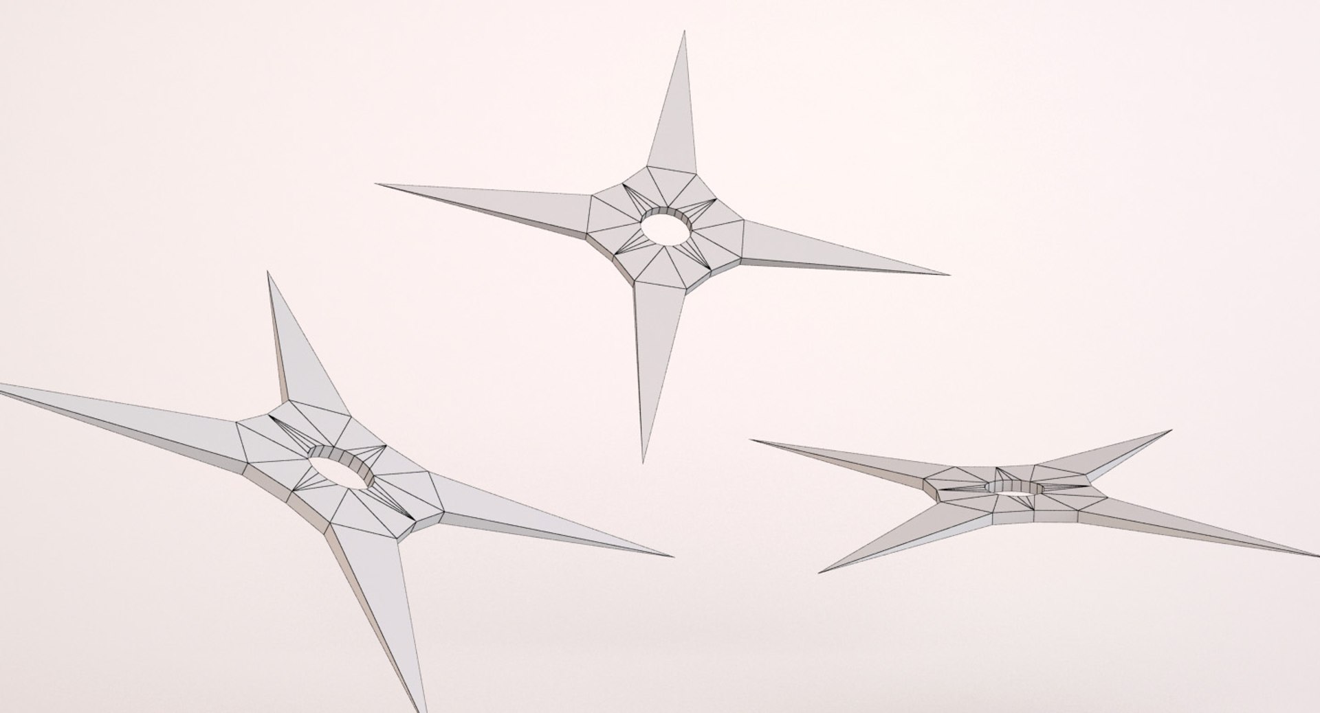 Point Throwing Star 3D - TurboSquid 1428373