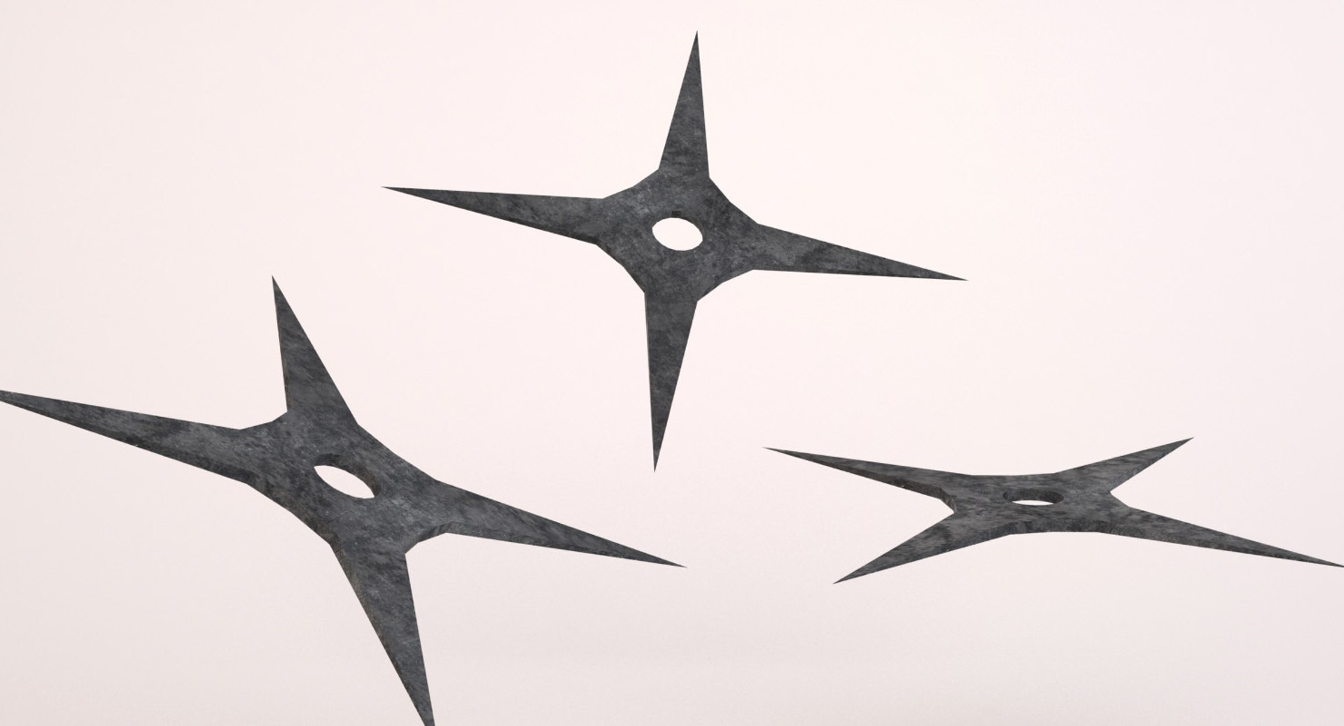 Point Throwing Star 3D - TurboSquid 1428373