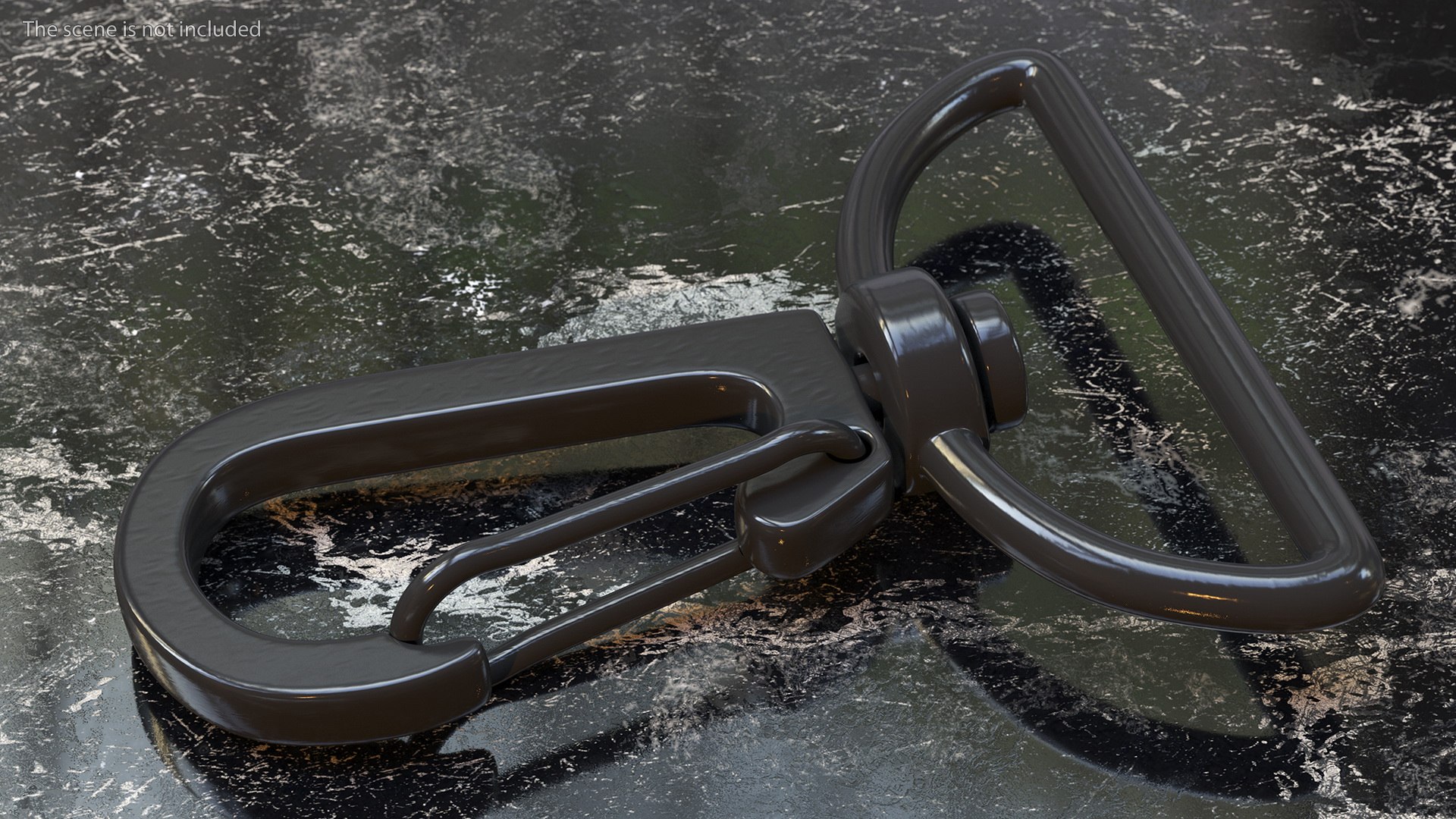 3D Metal Swivel Clasp Snap Hook Black - TurboSquid 1777280