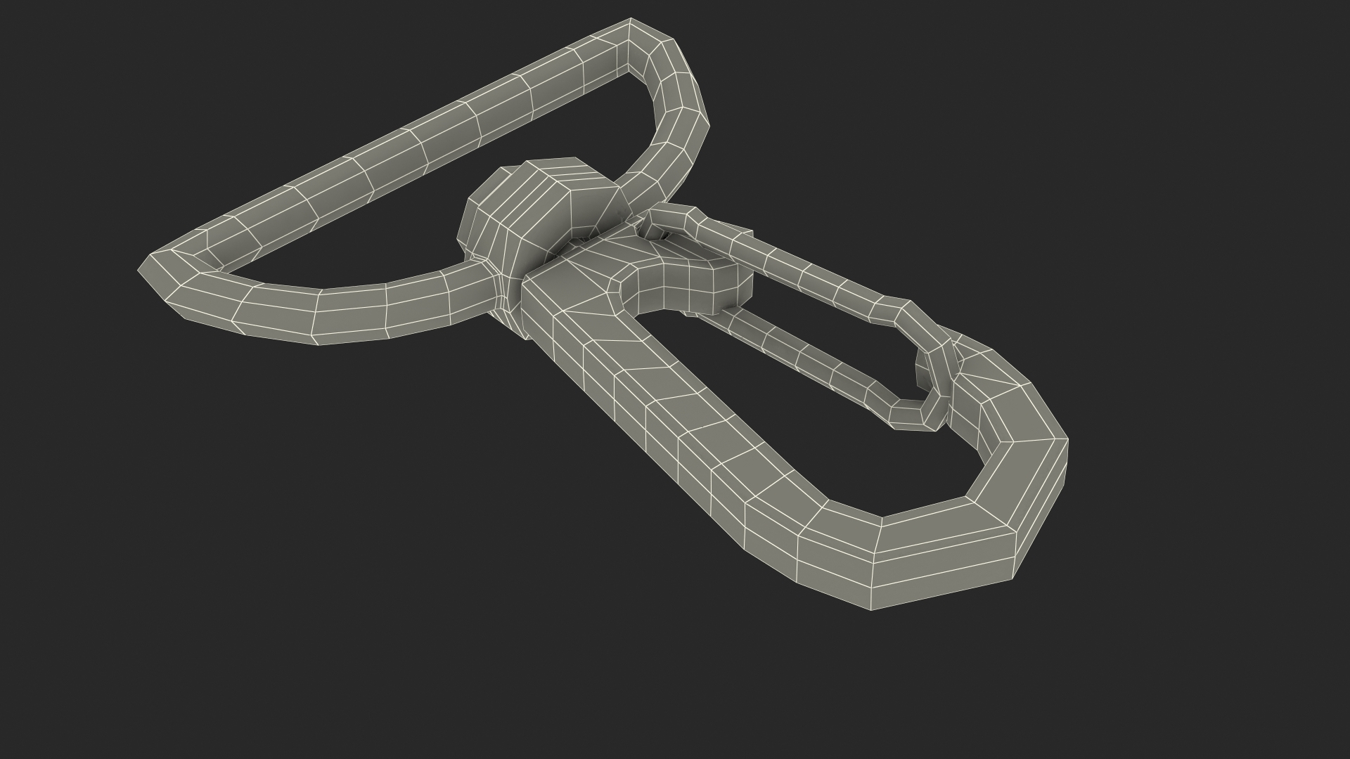 3D Metal Swivel Clasp Snap Hook Black - TurboSquid 1777280