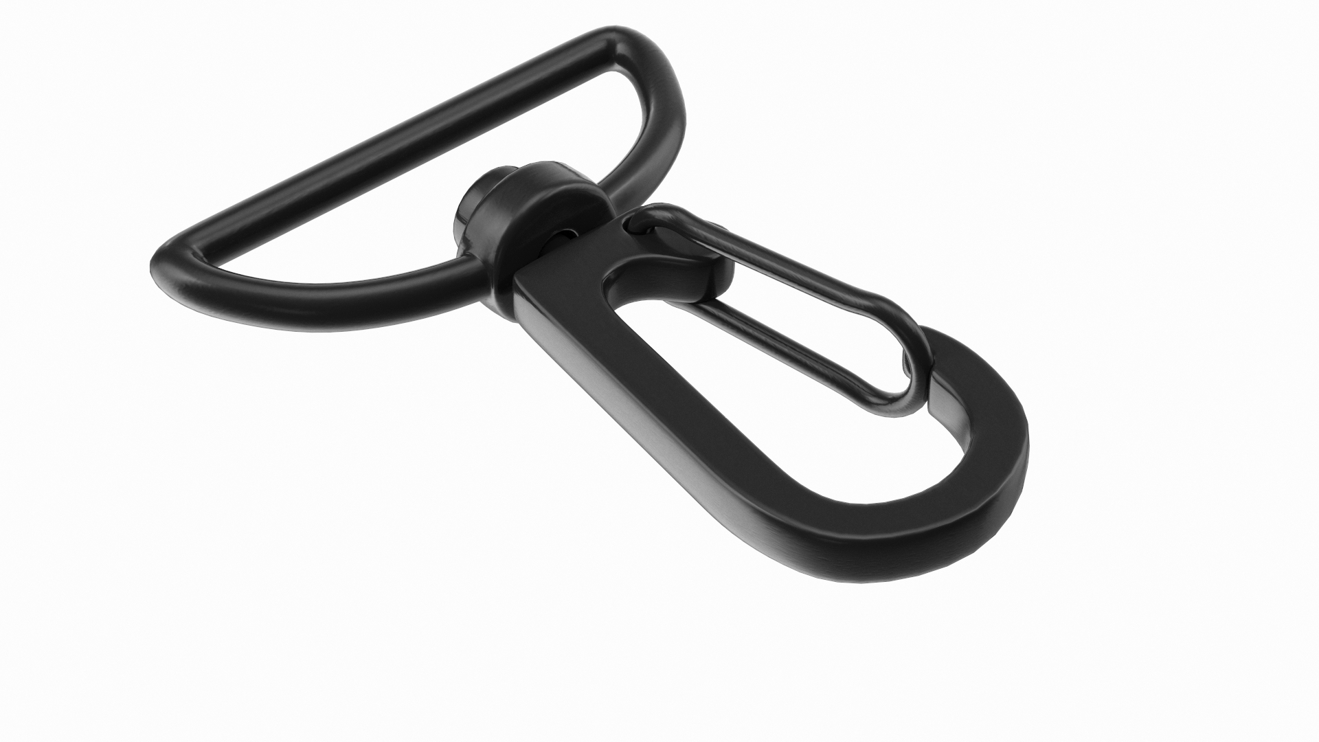 3D Metal Swivel Clasp Snap Hook Black - TurboSquid 1777280