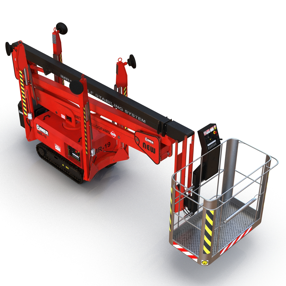 telescopic boom lift red max