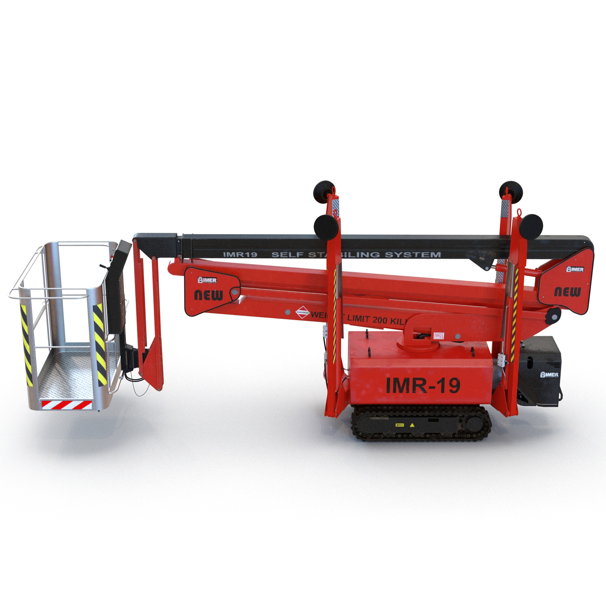 telescopic boom lift red max