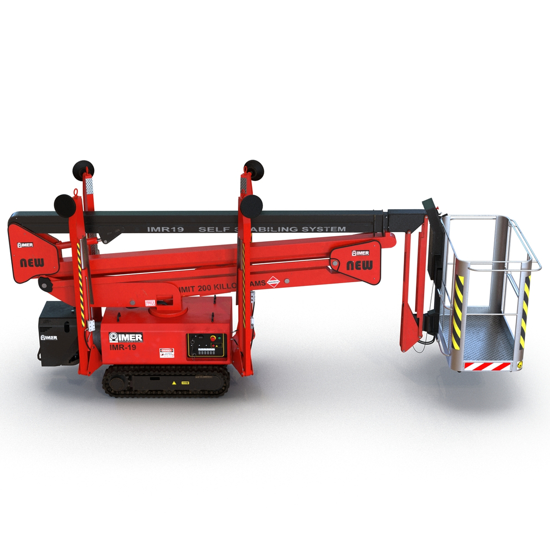 telescopic boom lift red max