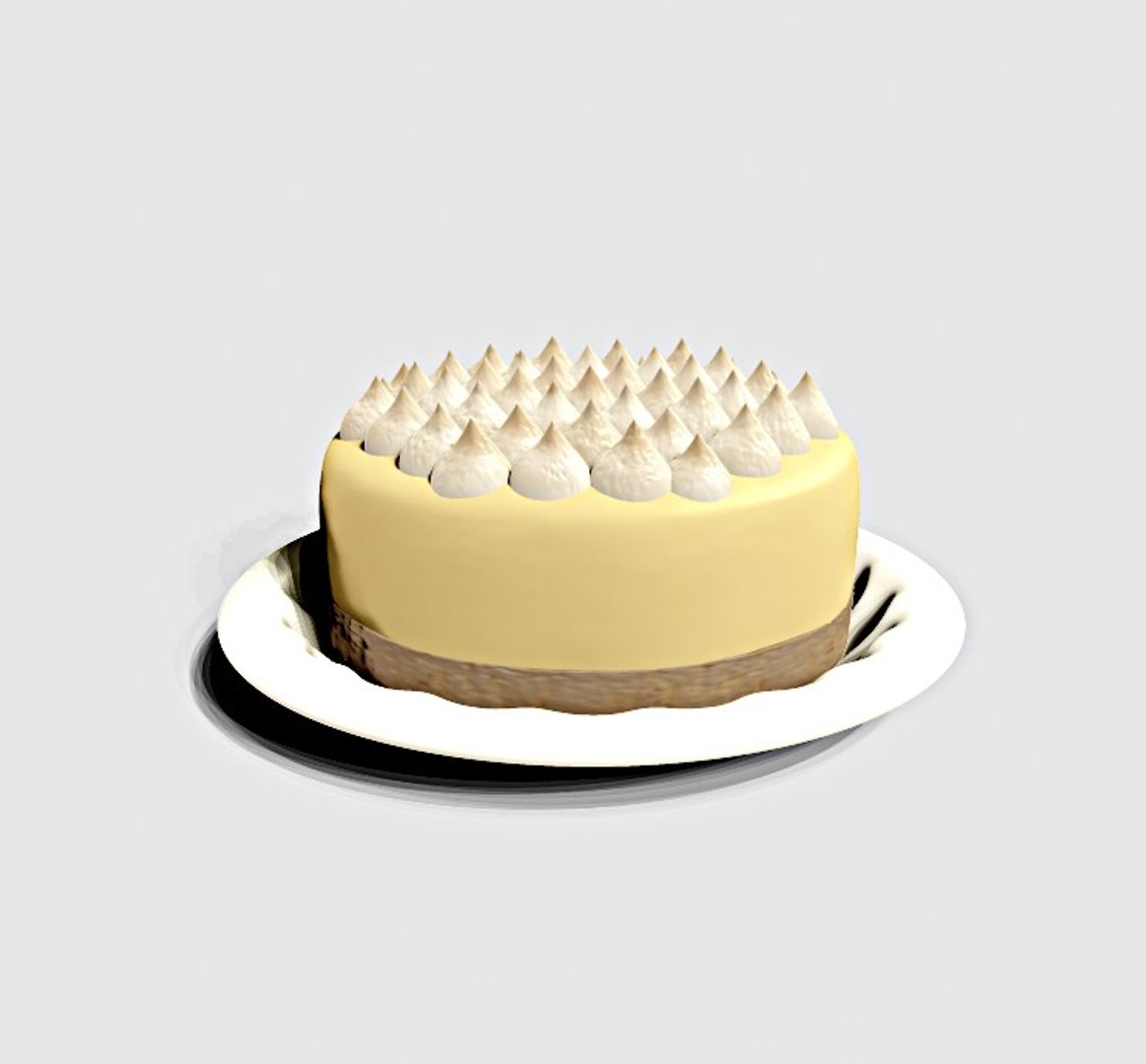 Lemon cake 3D - TurboSquid 1337956