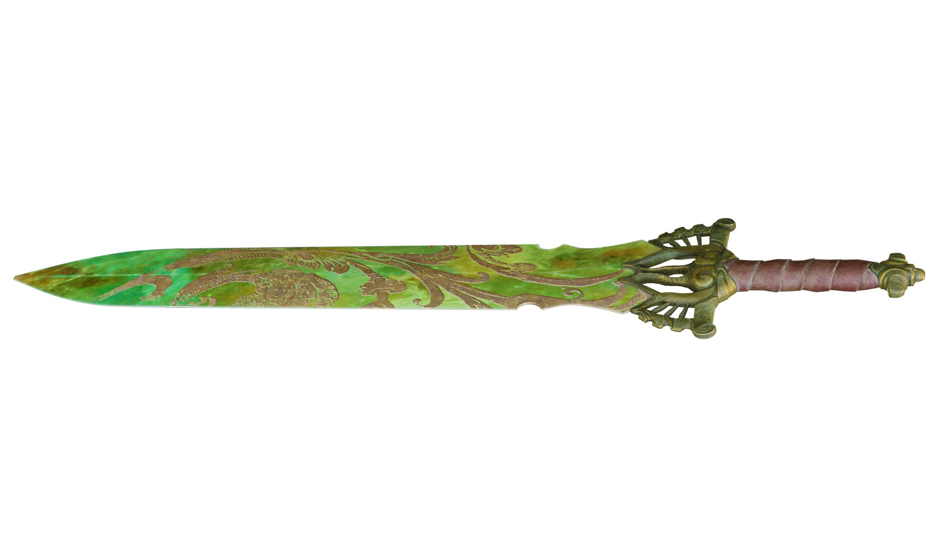 Jade Sword 3D Model - TurboSquid 2483011