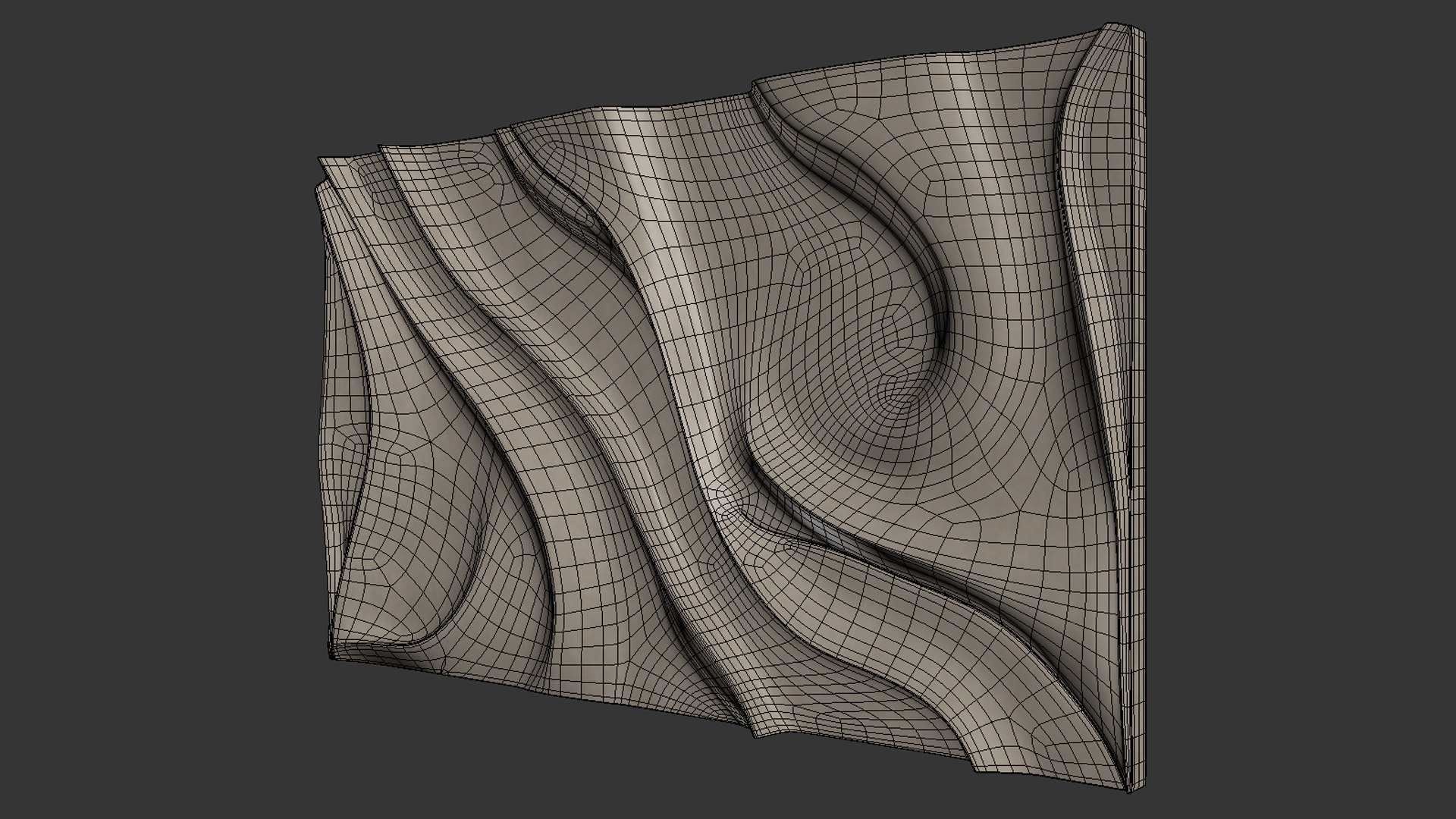 3D Minimalist Textured Wall Decor Model - TurboSquid 2286305