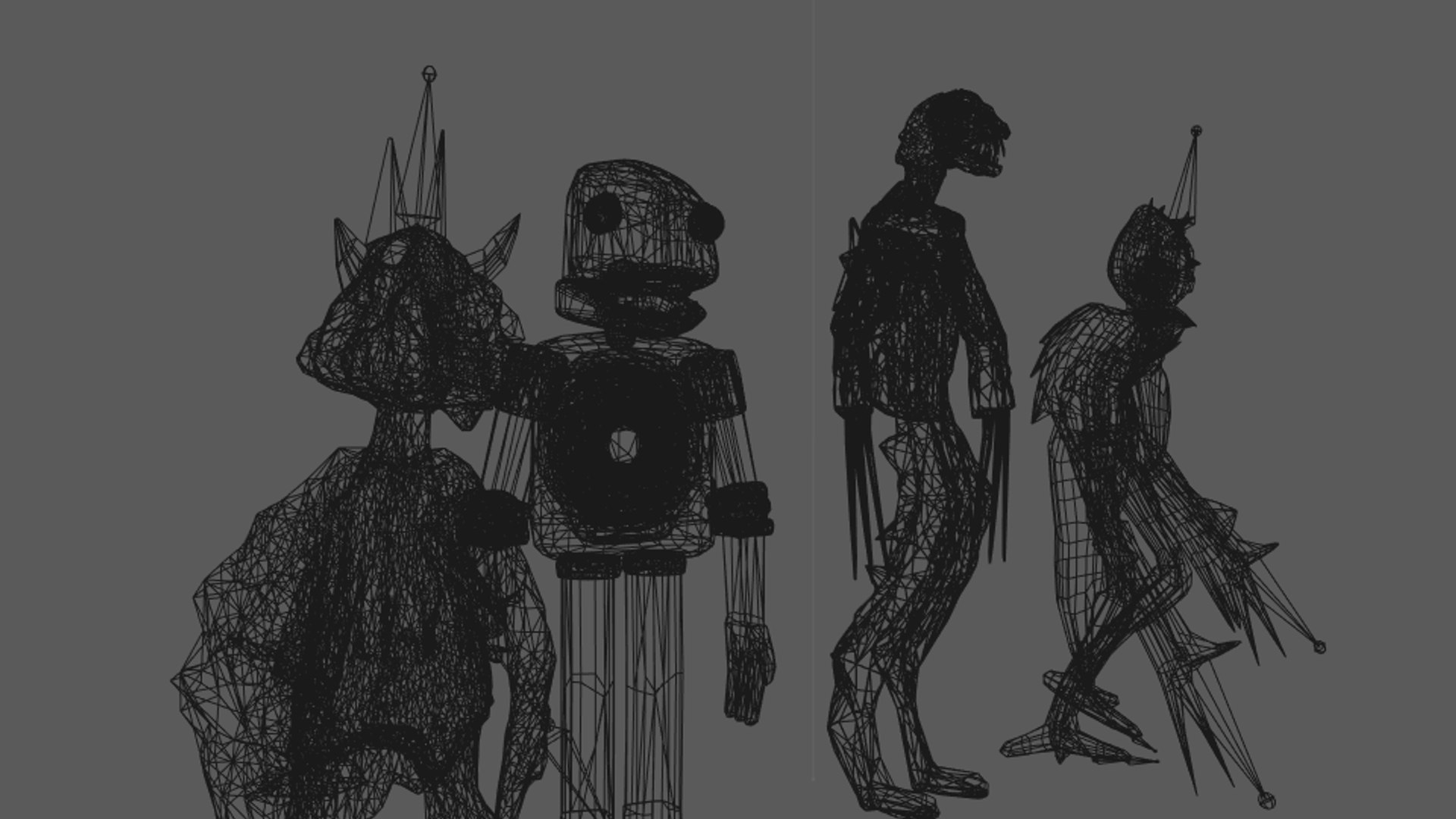 Monsters Games Model - TurboSquid 1422013
