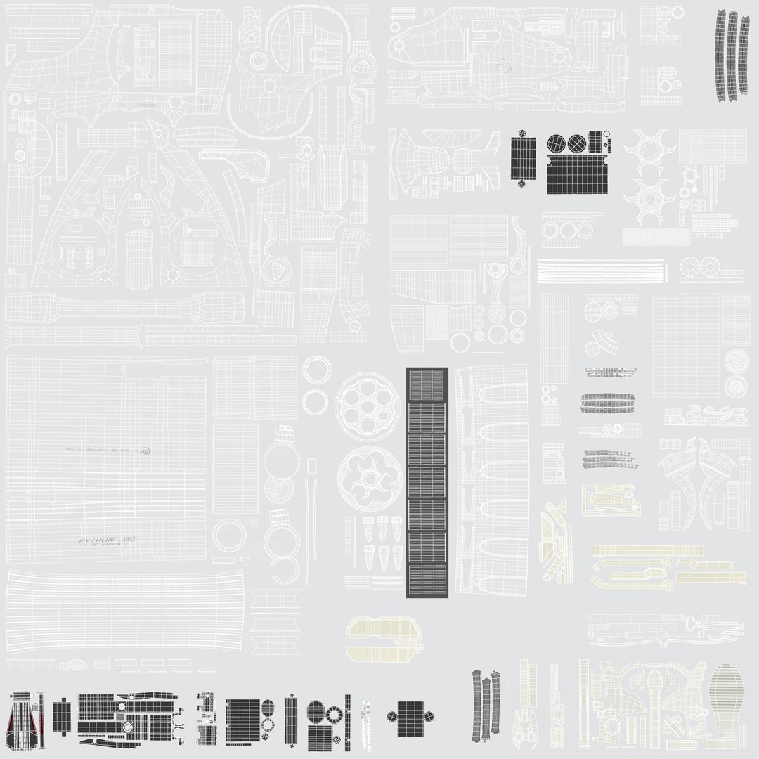 Colt Python 2020 4 3D Model - TurboSquid 1512021