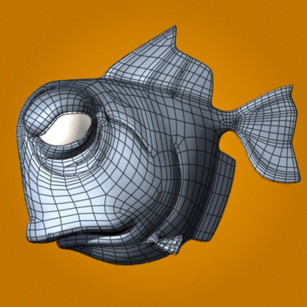 3d Max Cartoon Fish