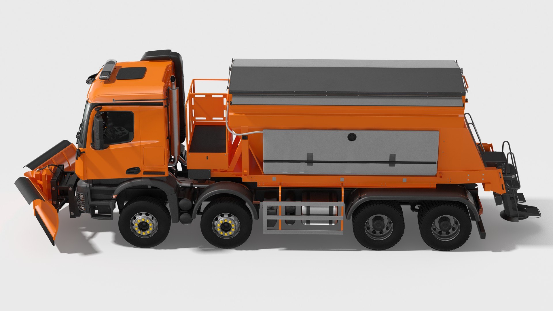 3D model gritter truck rigged - TurboSquid 1681333