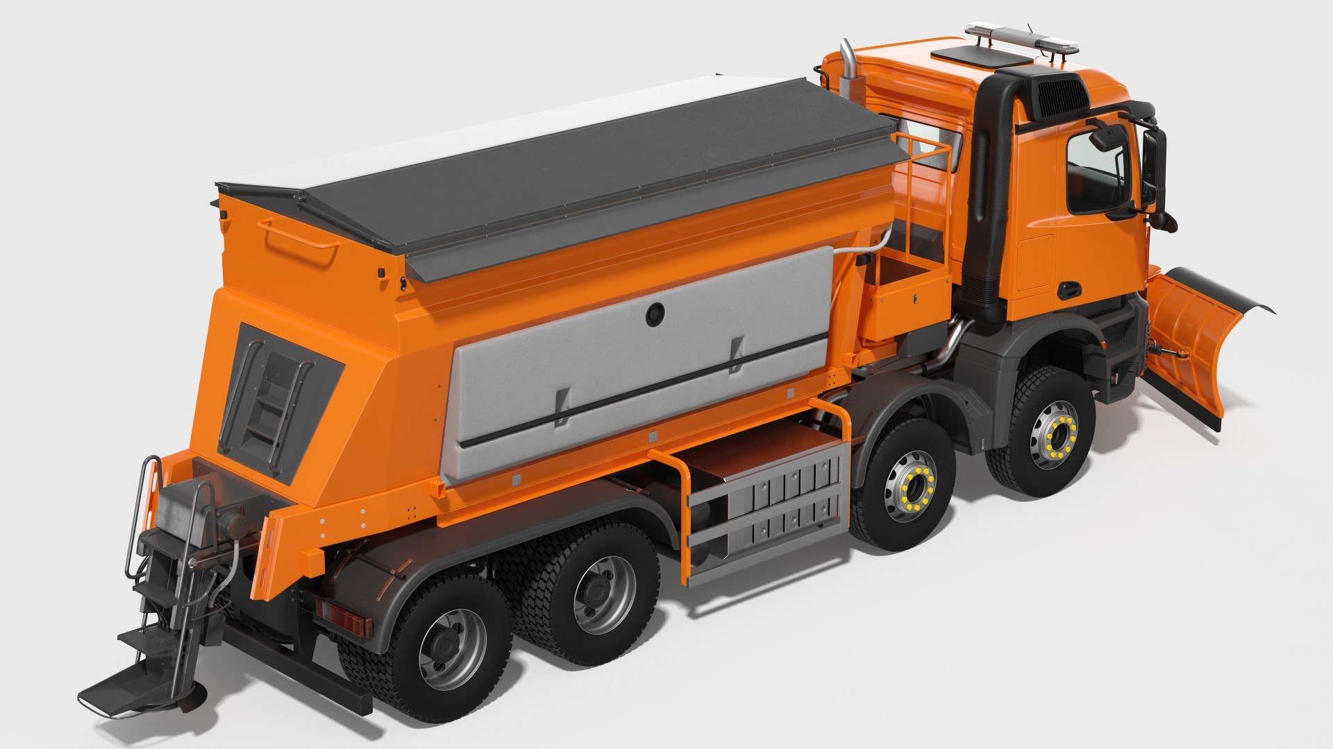 3D model gritter truck rigged - TurboSquid 1681333