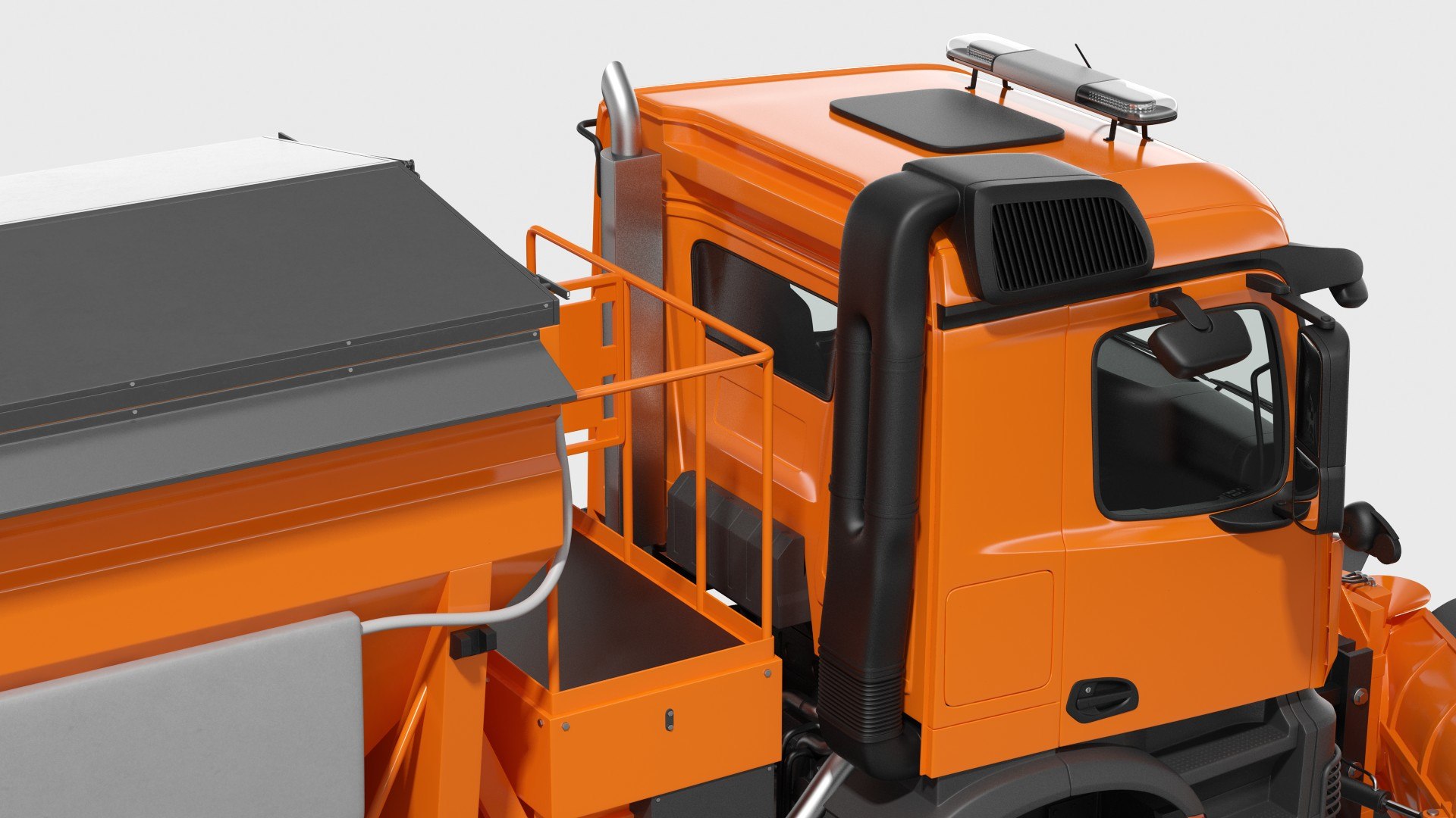 3D model gritter truck rigged - TurboSquid 1681333