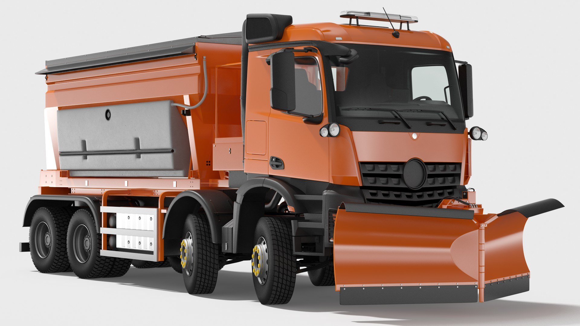 3D model gritter truck rigged - TurboSquid 1681333