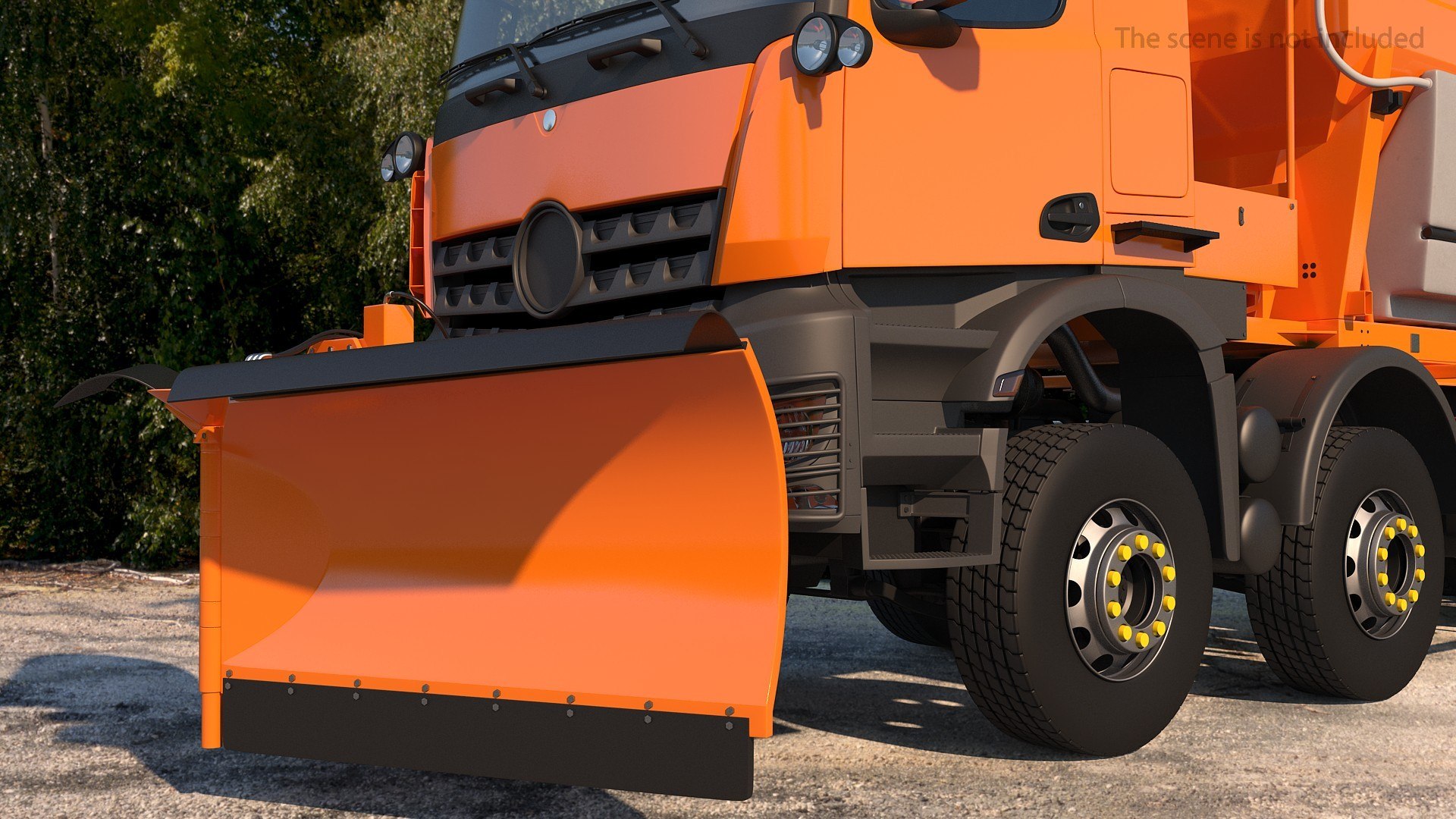 3D model gritter truck rigged - TurboSquid 1681333