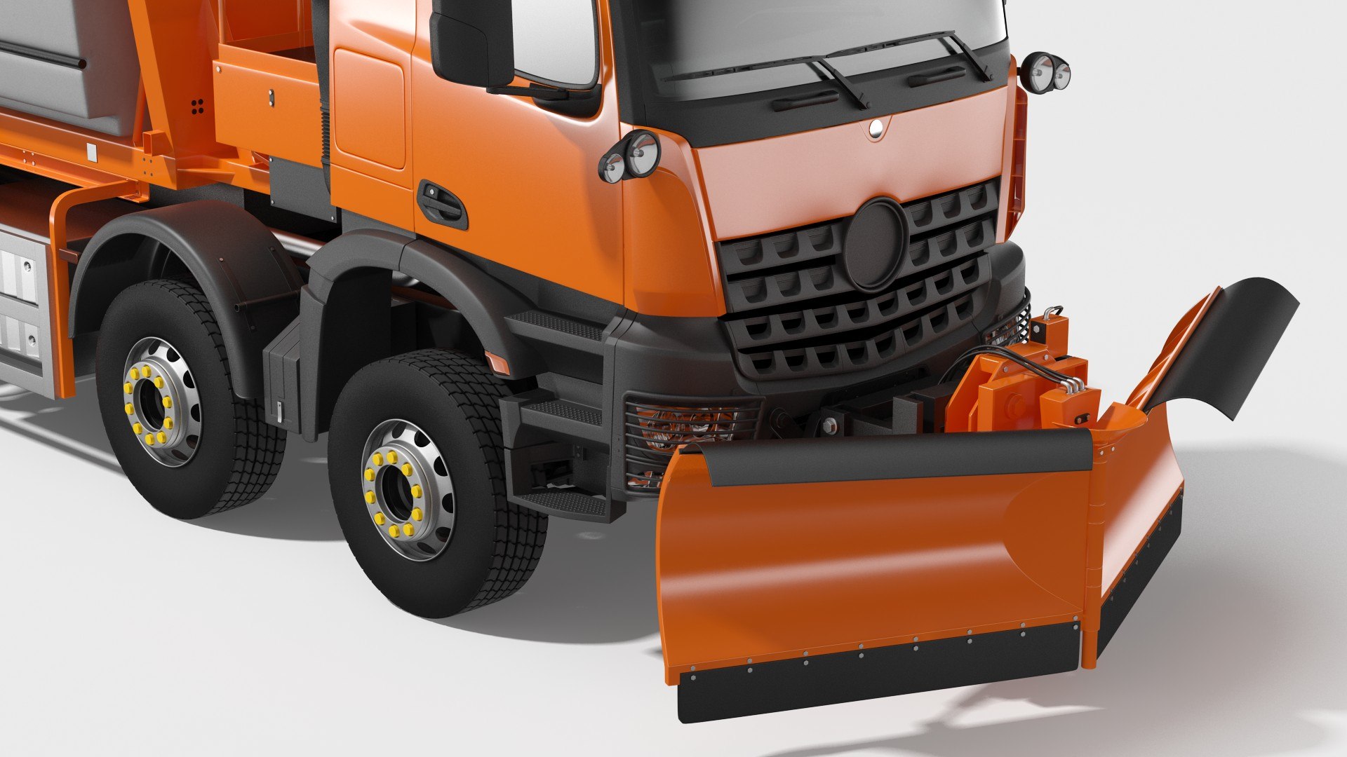 3D model gritter truck rigged - TurboSquid 1681333