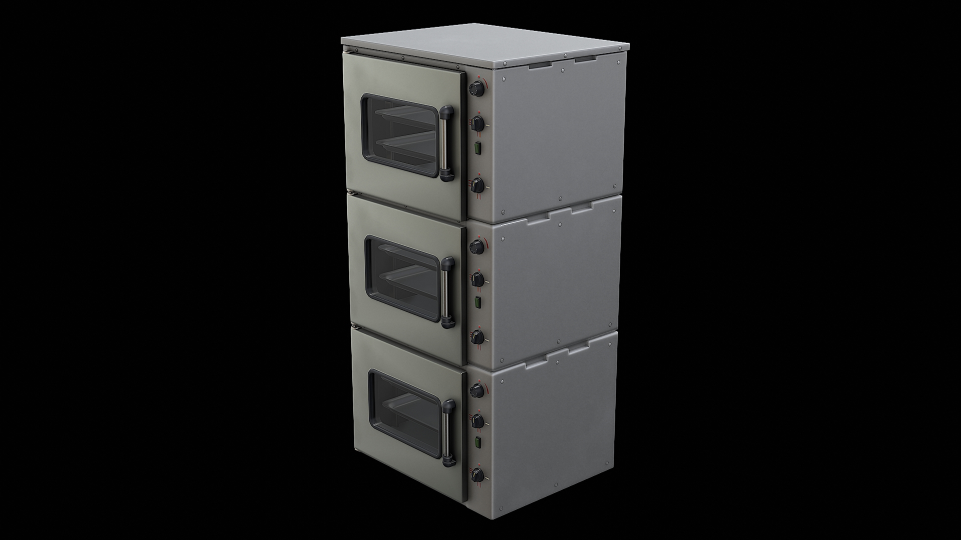 3D Triple Oven(1) Model - TurboSquid 2384979