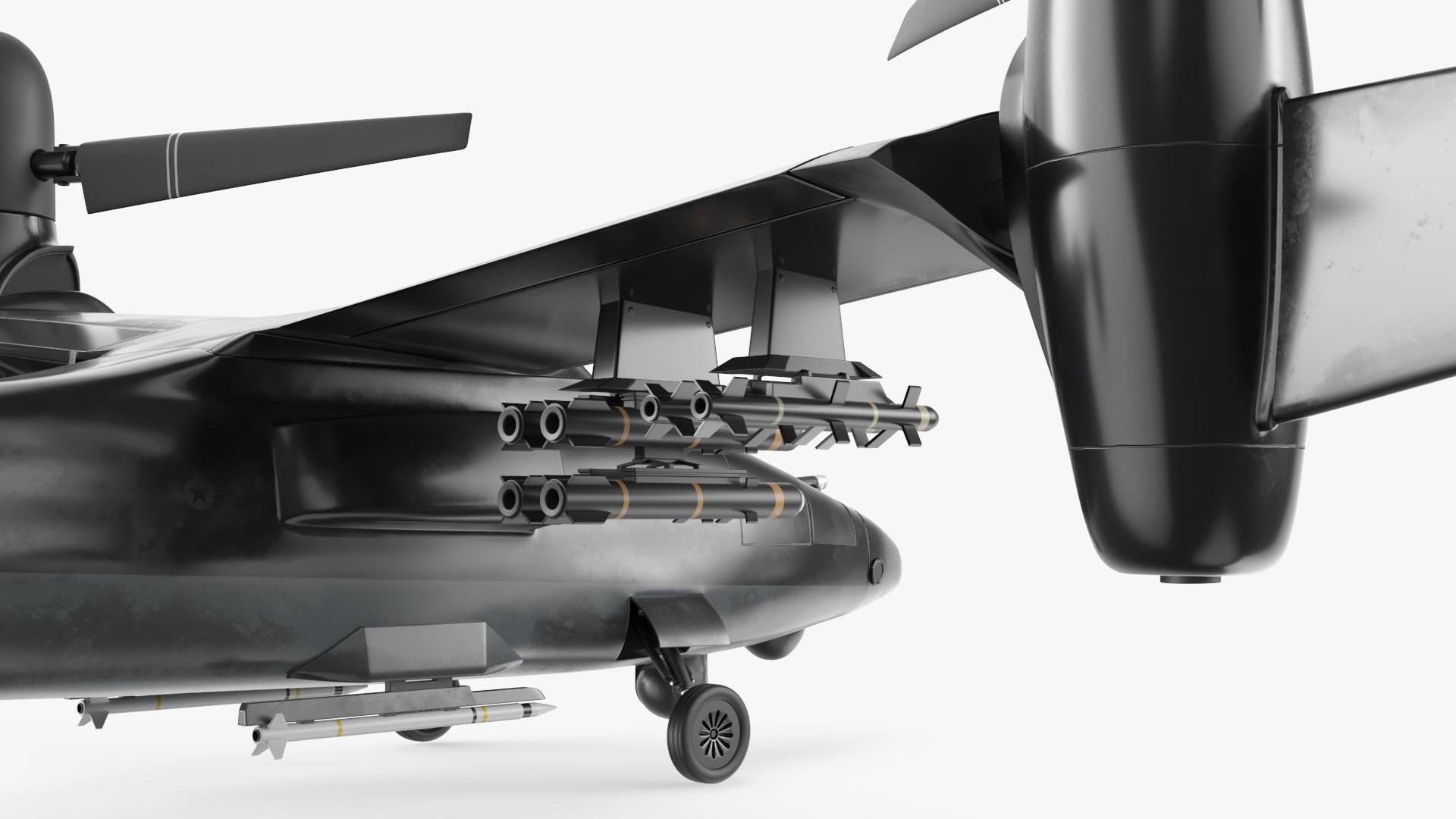 Combat Propeller Drone UAV 3D Model - TurboSquid 2277676