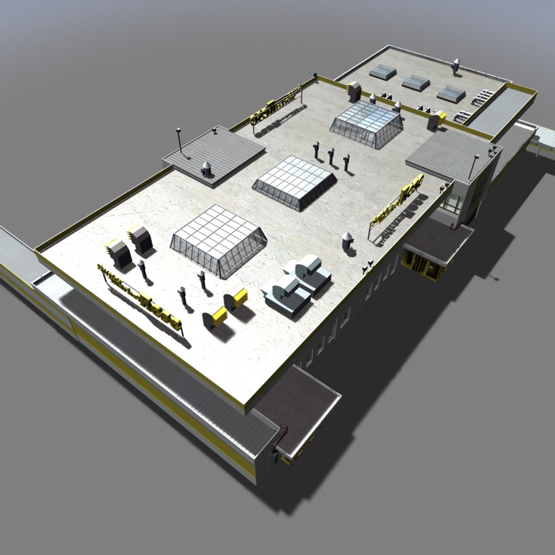 Market Supermarket 3d Model