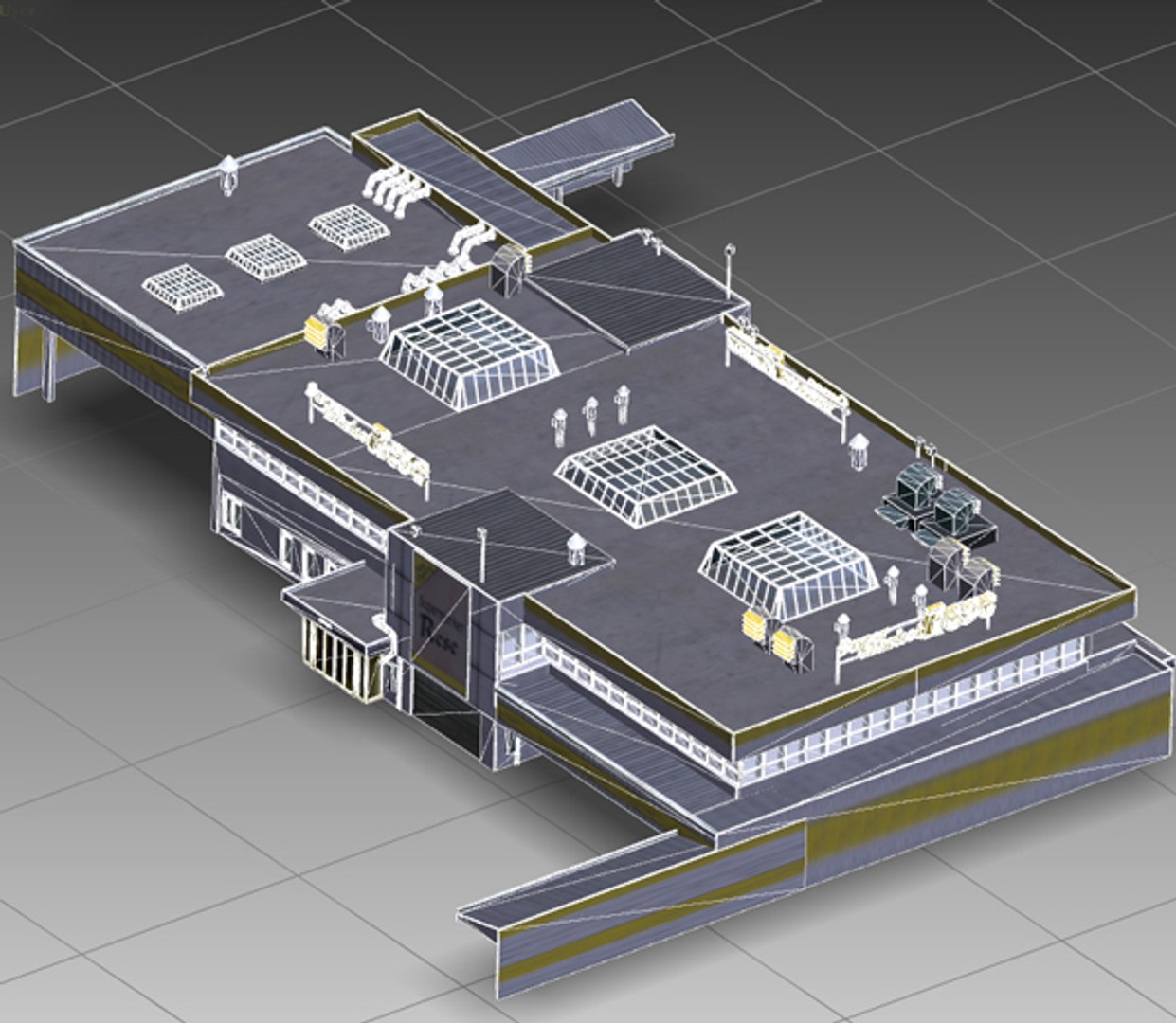 Market Supermarket 3d Model