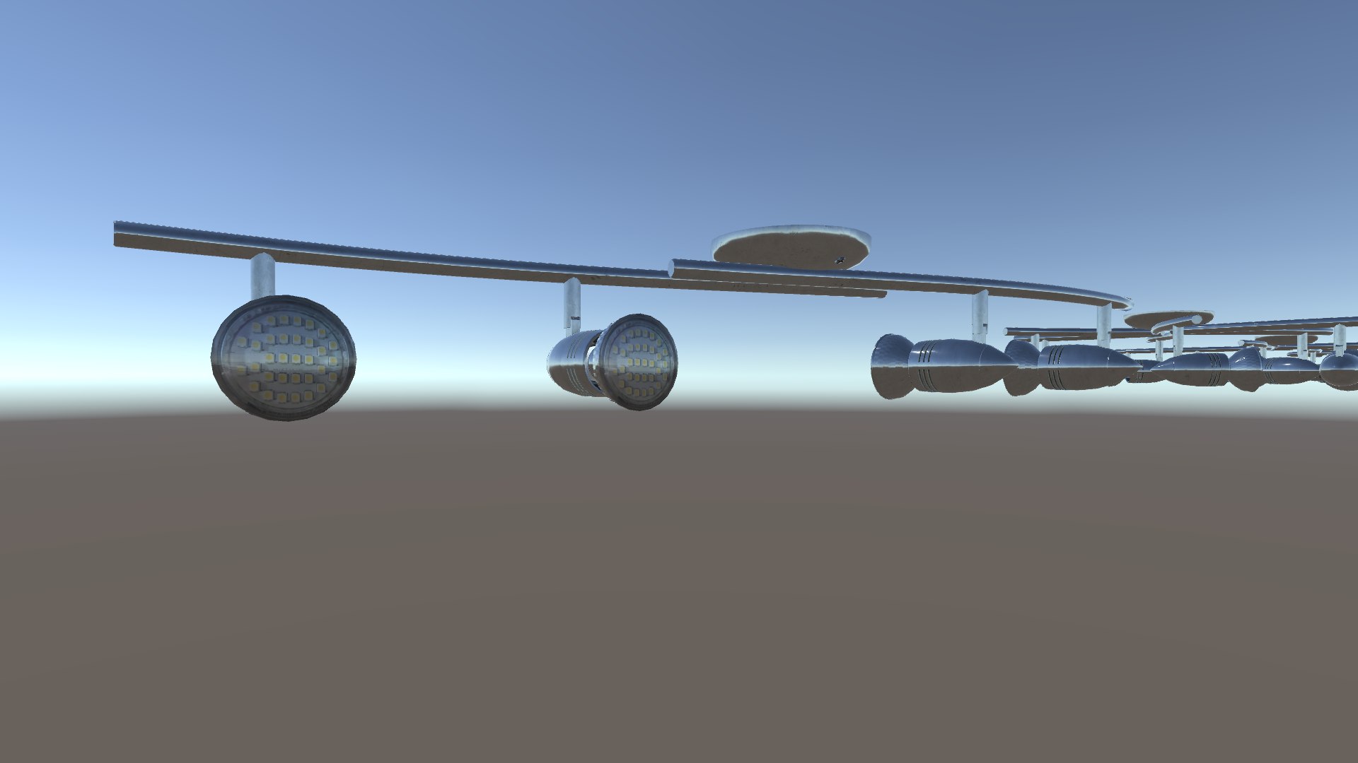 3D PBR Ceiling Lights Model - TurboSquid 1980188