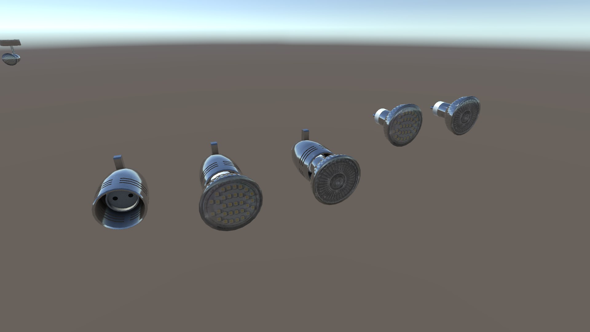 3D PBR Ceiling Lights Model - TurboSquid 1980188