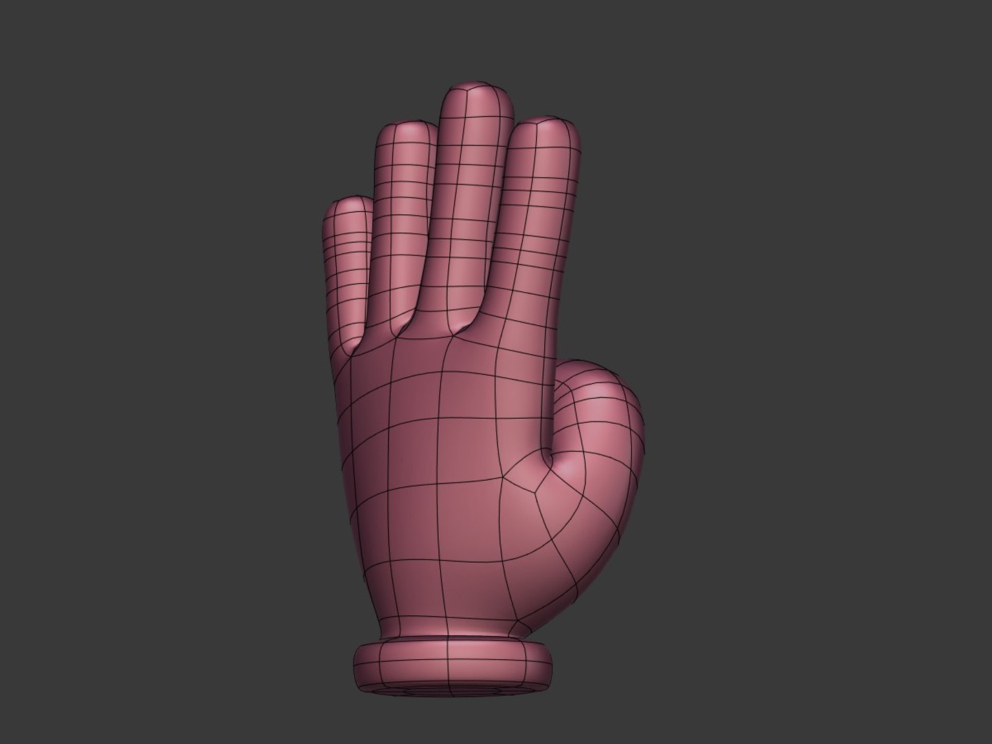 Cartoon Hand Model - TurboSquid 1363169