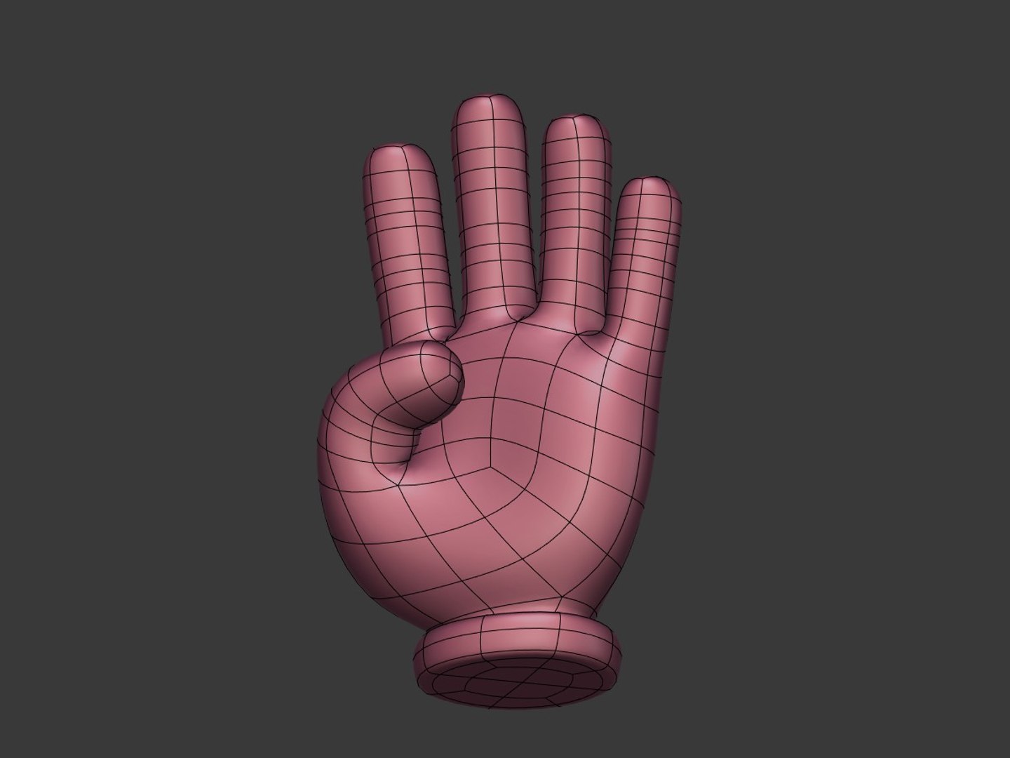 Cartoon Hand Model - TurboSquid 1363169