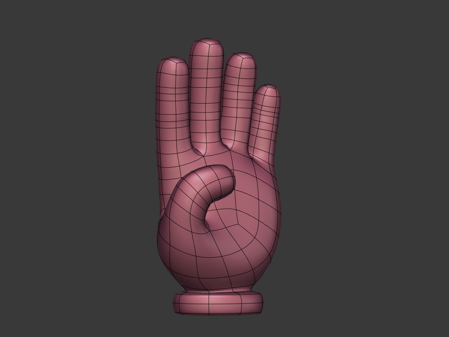Cartoon Hand Model - TurboSquid 1363169