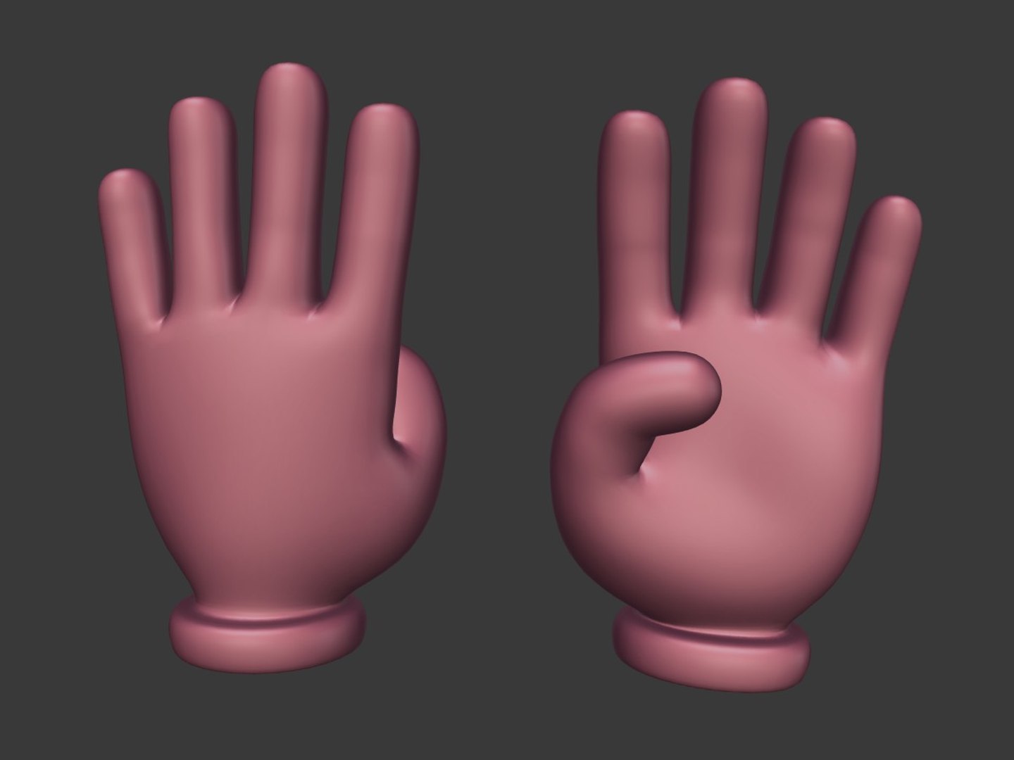 Cartoon Hand Model - TurboSquid 1363169