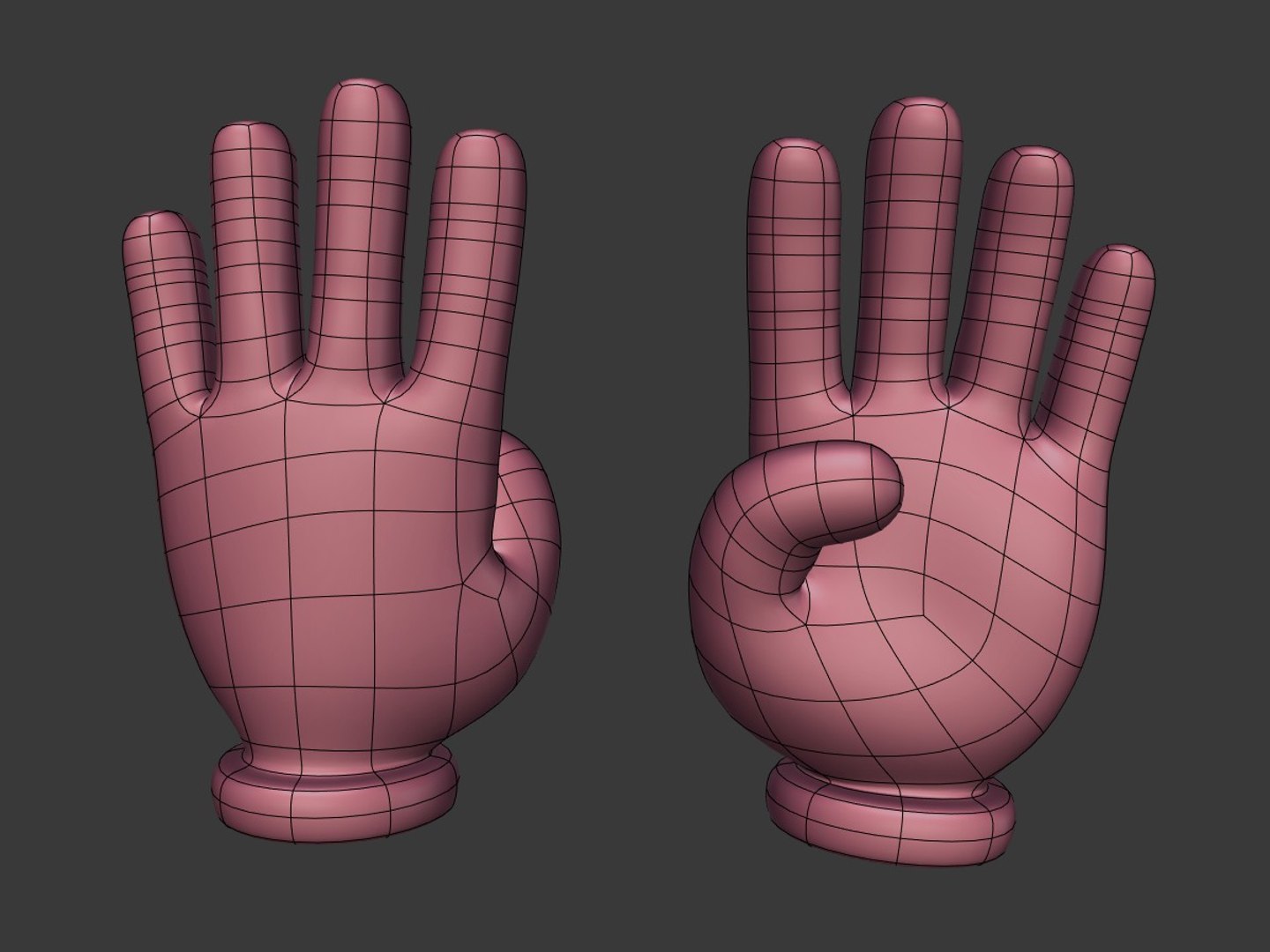 Cartoon Hand Model - TurboSquid 1363169