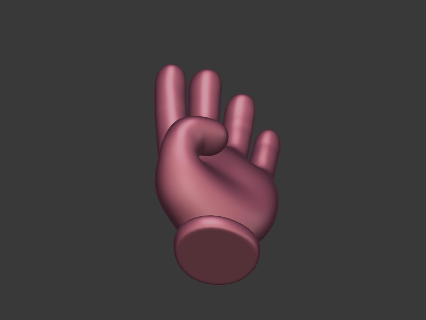 Cartoon hand model - TurboSquid 1363169