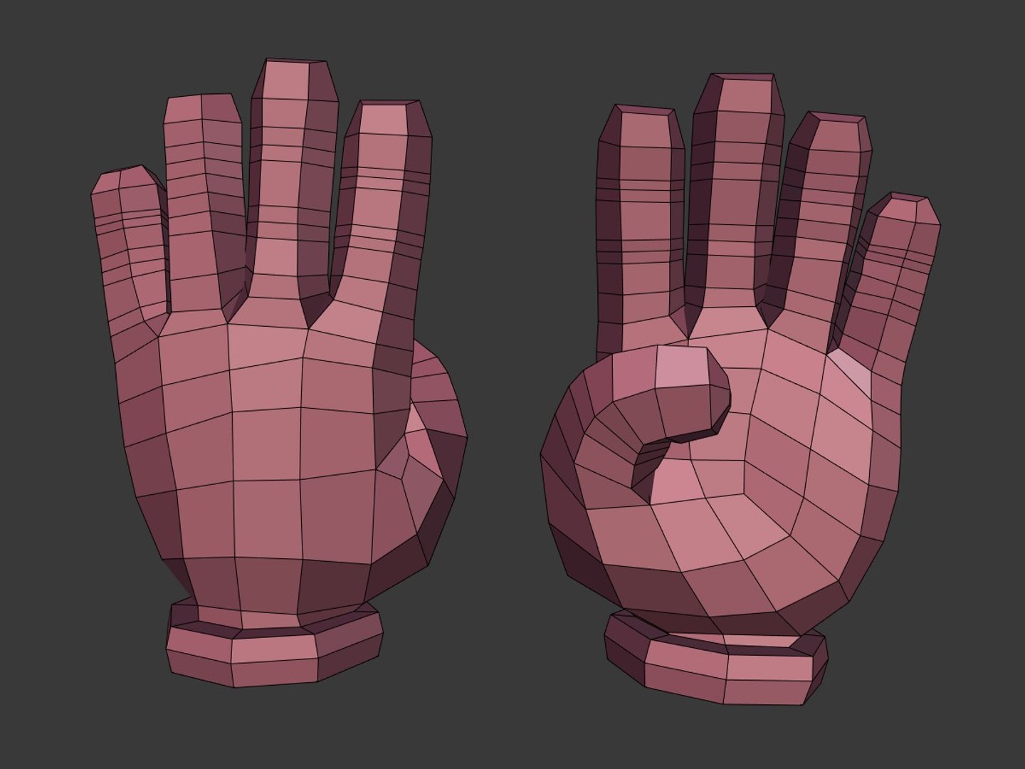 Cartoon Hand Model - TurboSquid 1363169