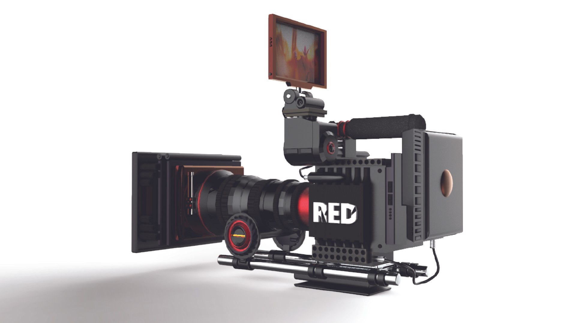 RED DRAGON X10 Camera 3D Model - TurboSquid 1730692