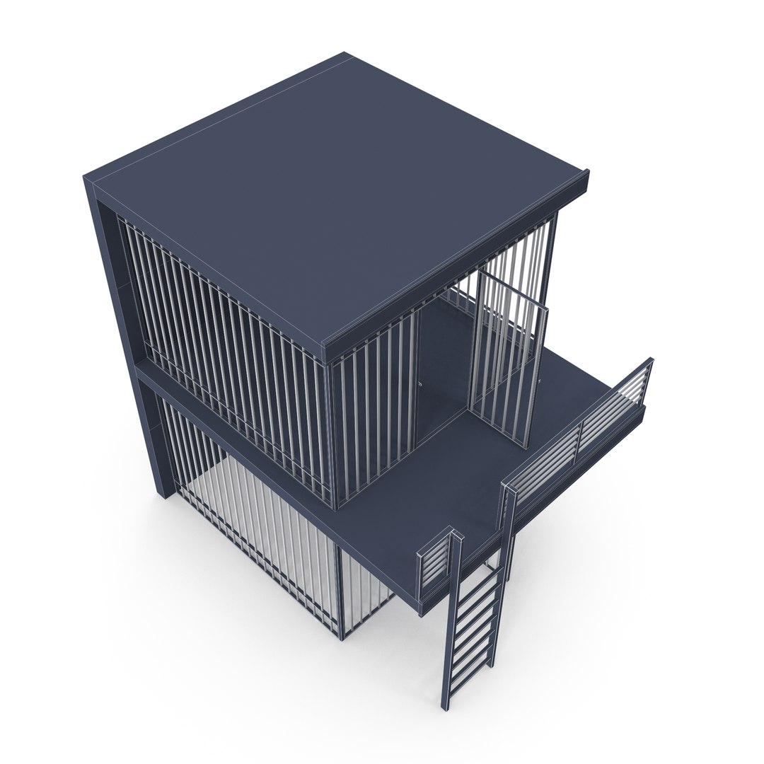 Iron Prison Cage 3D Model - TurboSquid 2164545