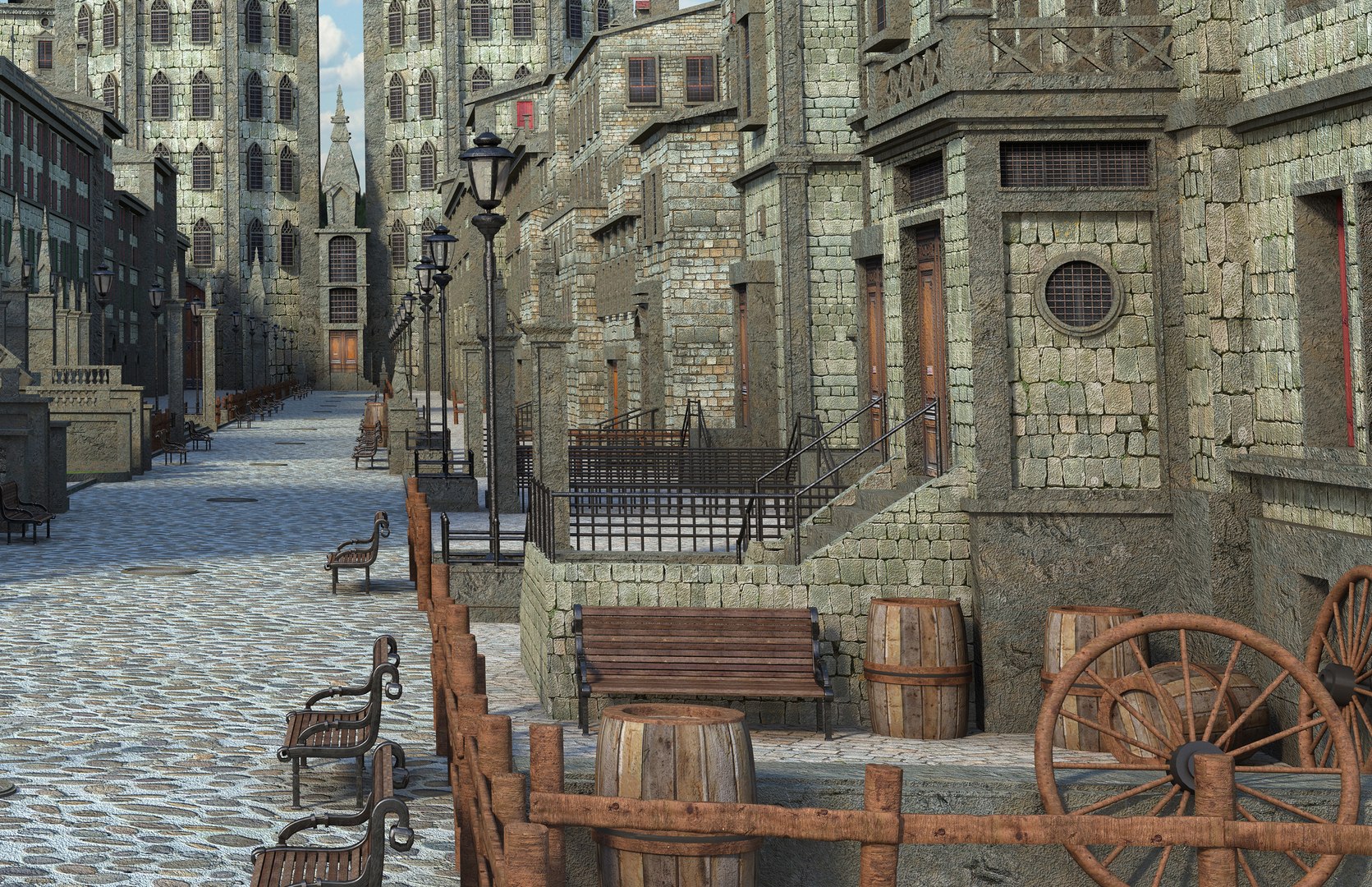 3D Street Classic Fantasy - TurboSquid 1487102