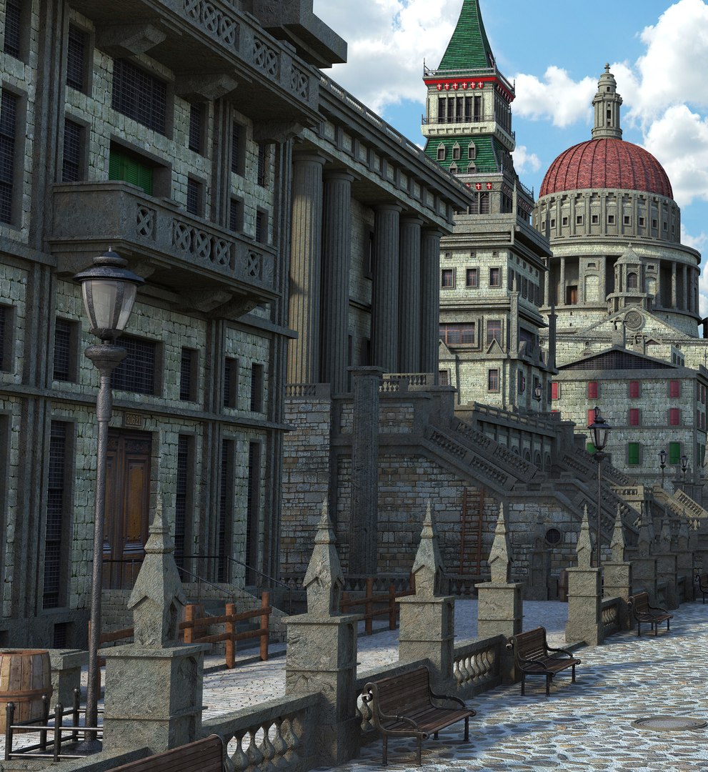 3D Street Classic Fantasy - TurboSquid 1487102