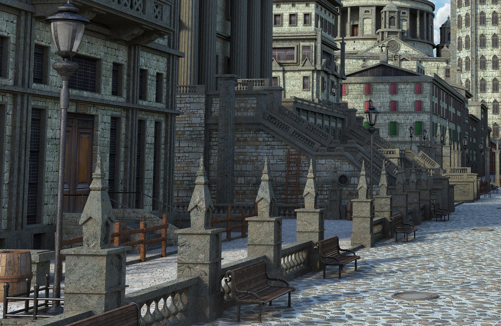 3D Street Classic Fantasy - TurboSquid 1487102