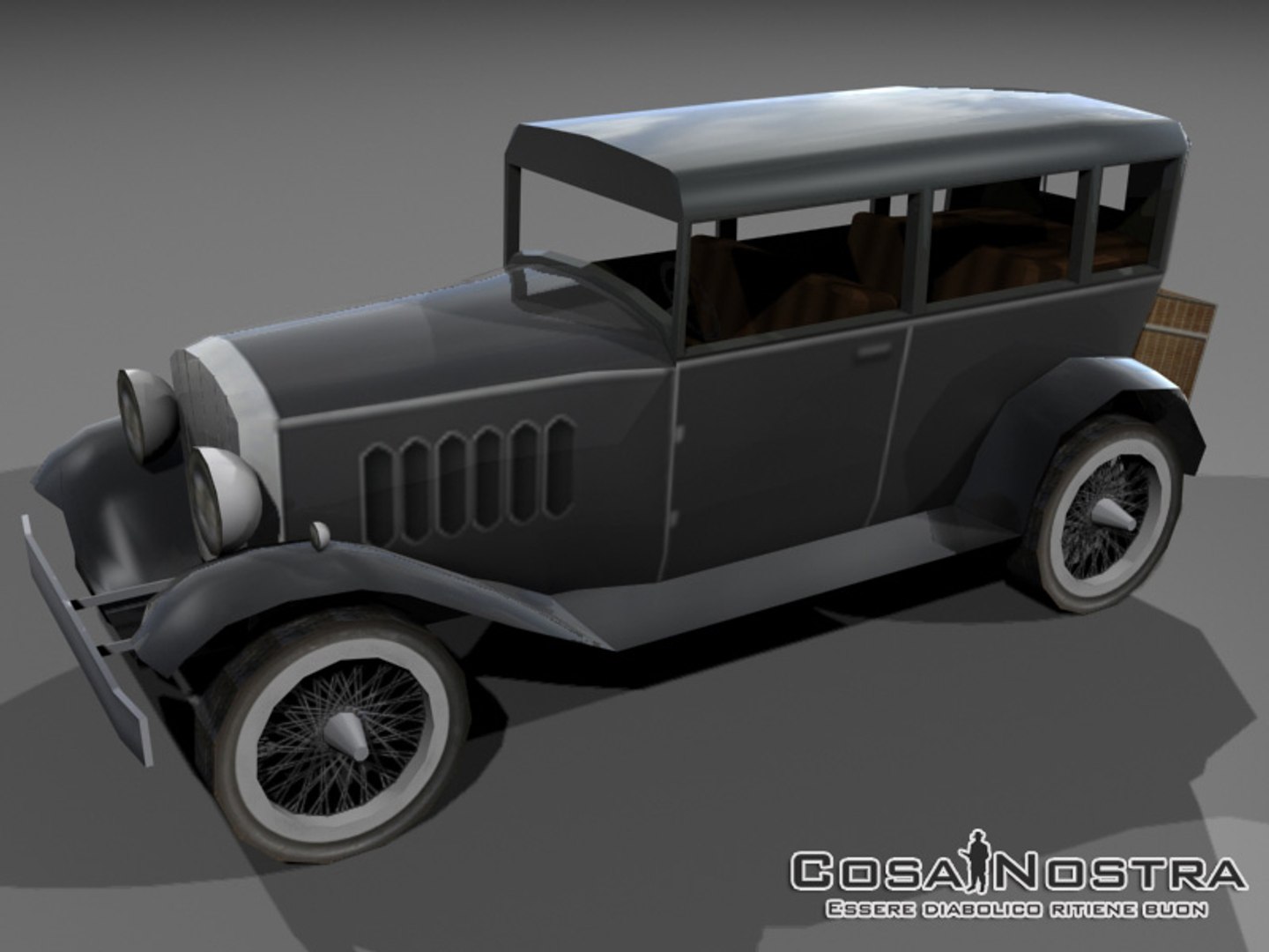 3d Cunningham 1929 Car