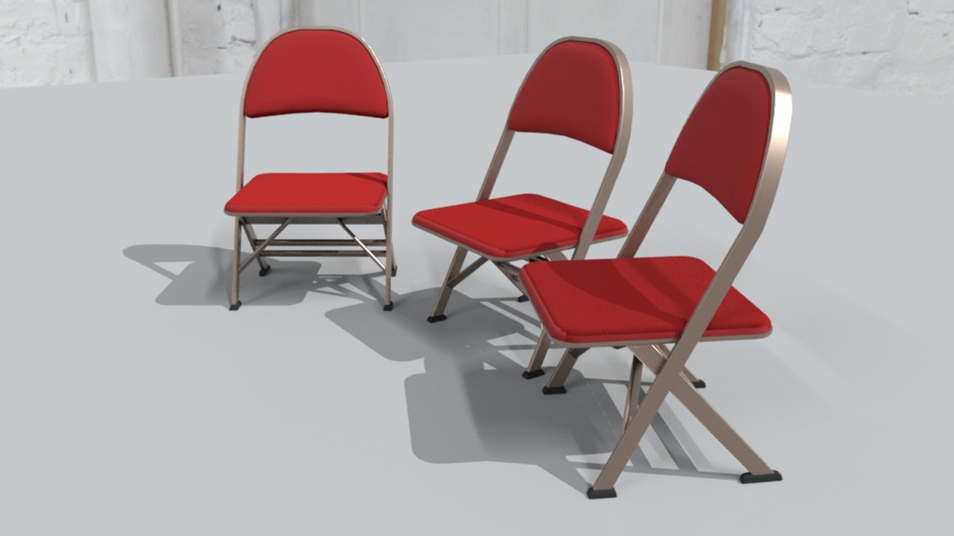 3D Folding Chair Model - TurboSquid 1621067