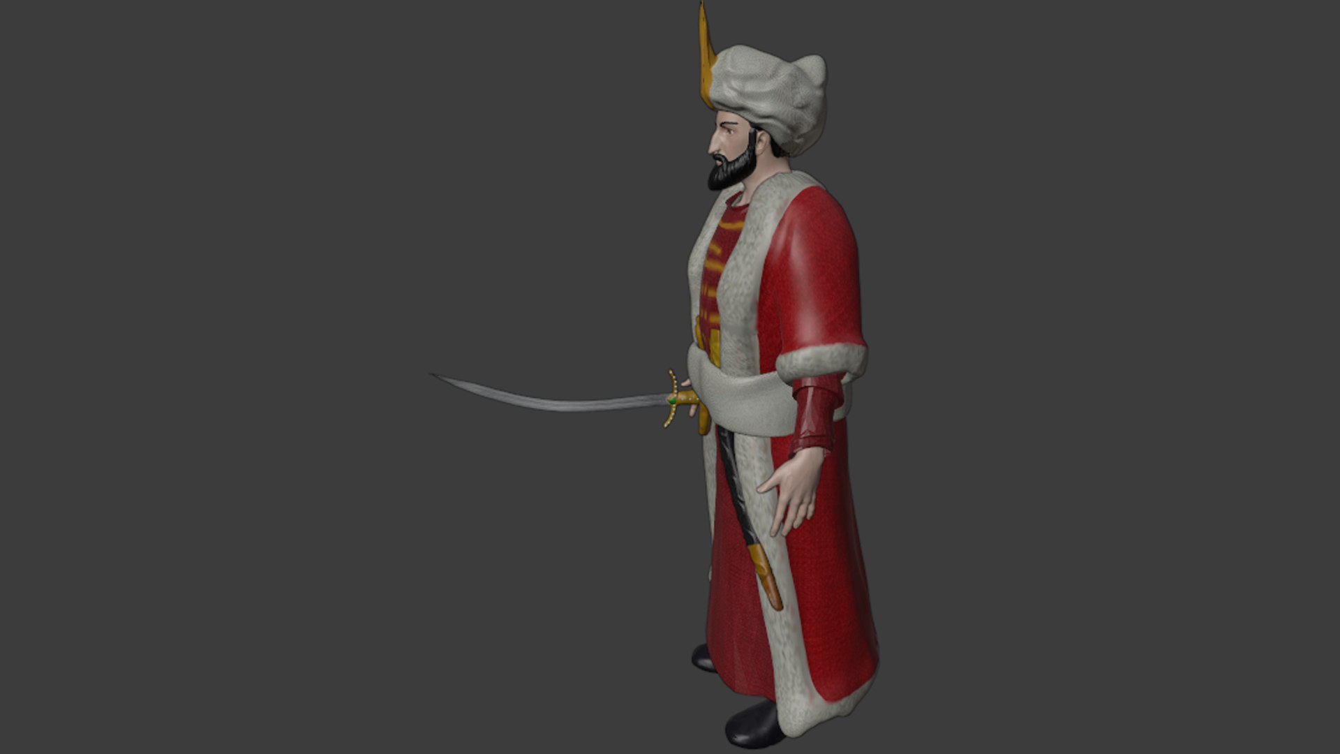 3D Fatih Sultan Mehmet Model - TurboSquid 1859443