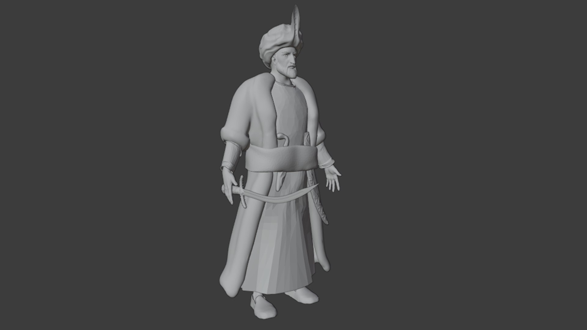 3D Fatih Sultan Mehmet Model - TurboSquid 1859443