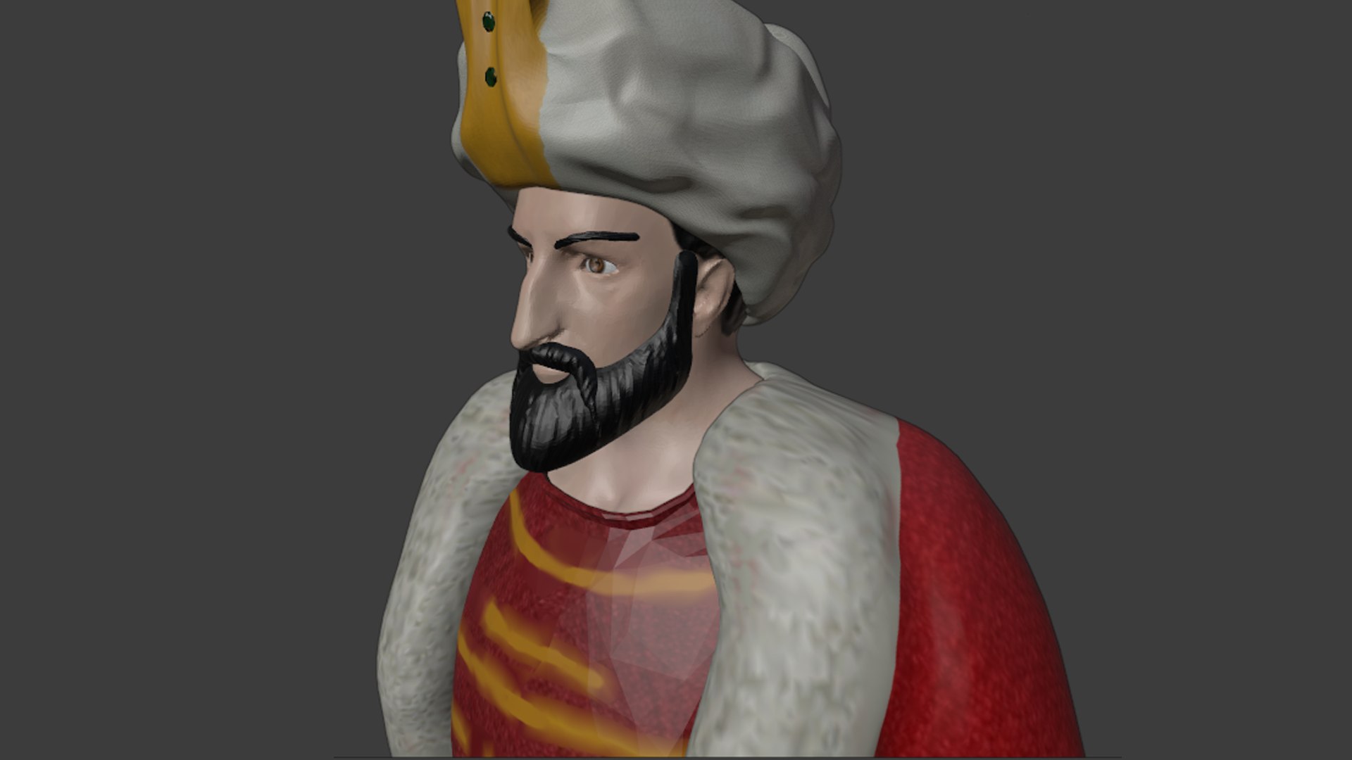 3D Fatih Sultan Mehmet Model - TurboSquid 1859443