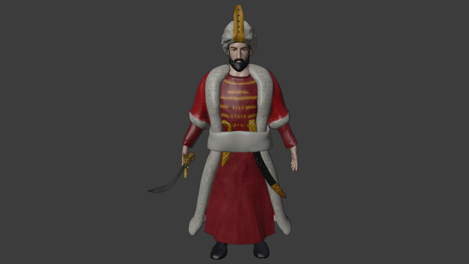 3D Fatih Sultan Mehmet Model - TurboSquid 1859443