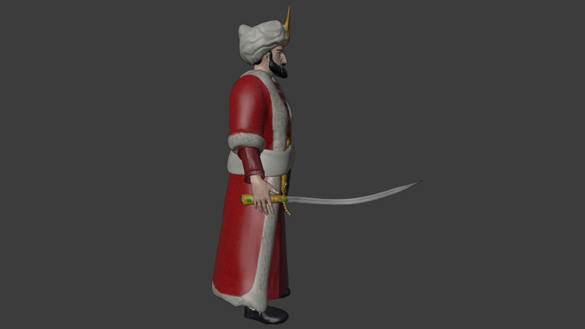 3D Fatih Sultan Mehmet Model - TurboSquid 1859443