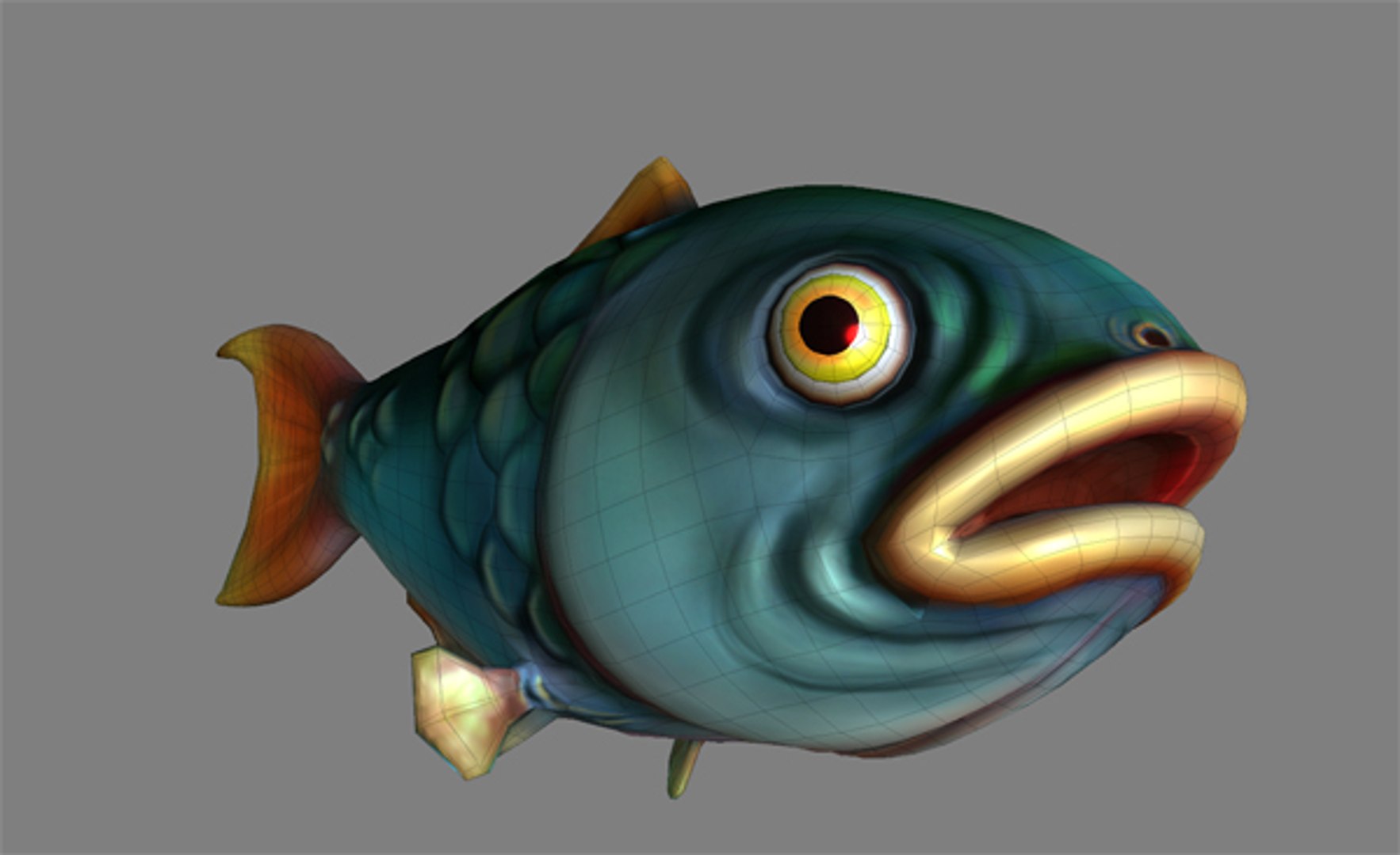 3d Cartoon Fish