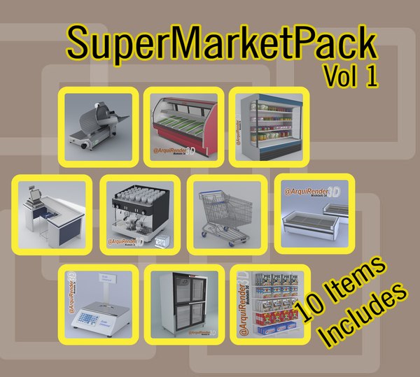pack supermarket x
